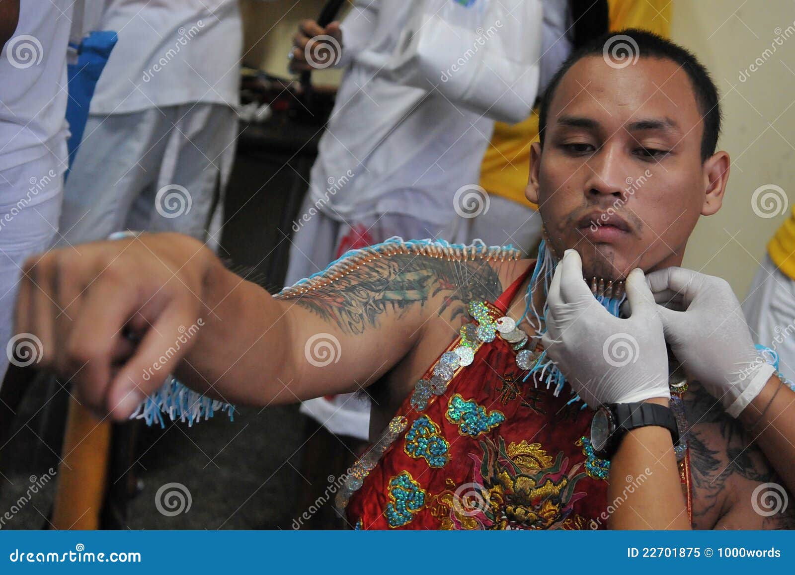 Ritual Piercing at the Nine Emperor Gods Festival Editorial Image ...