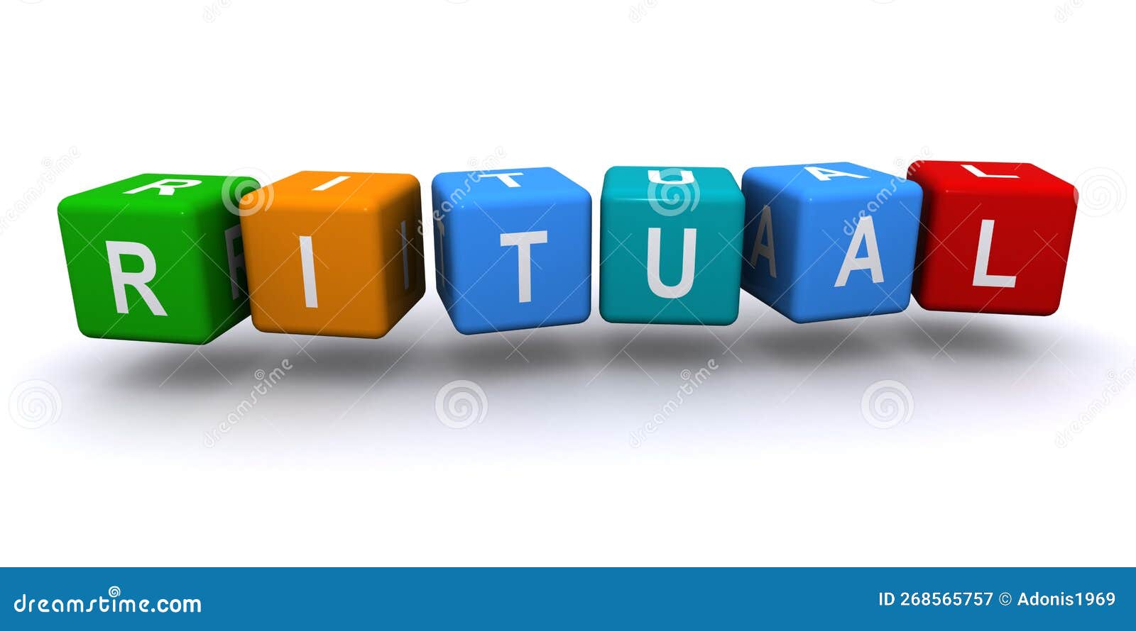 Ritual word block on white stock illustration. Illustration of magic ...