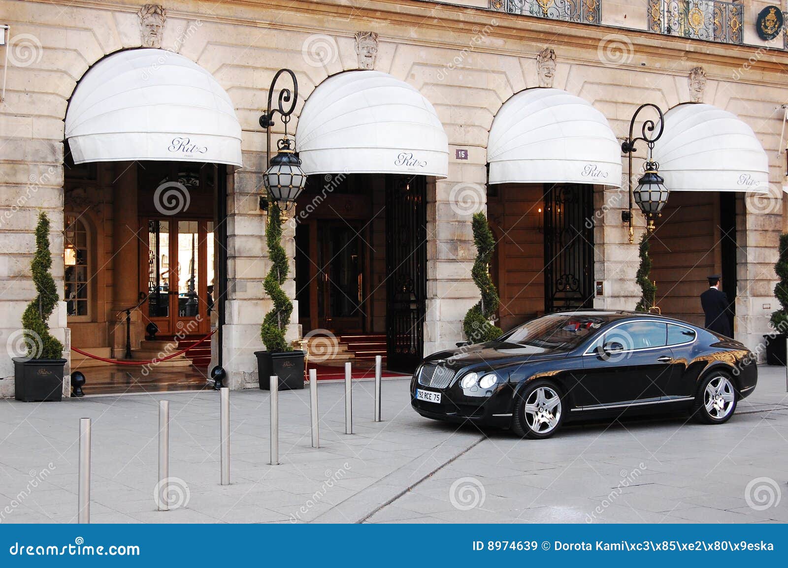 Ritz Hotel on Place Vendome in Paris Editorial Stock Image - Image of ...