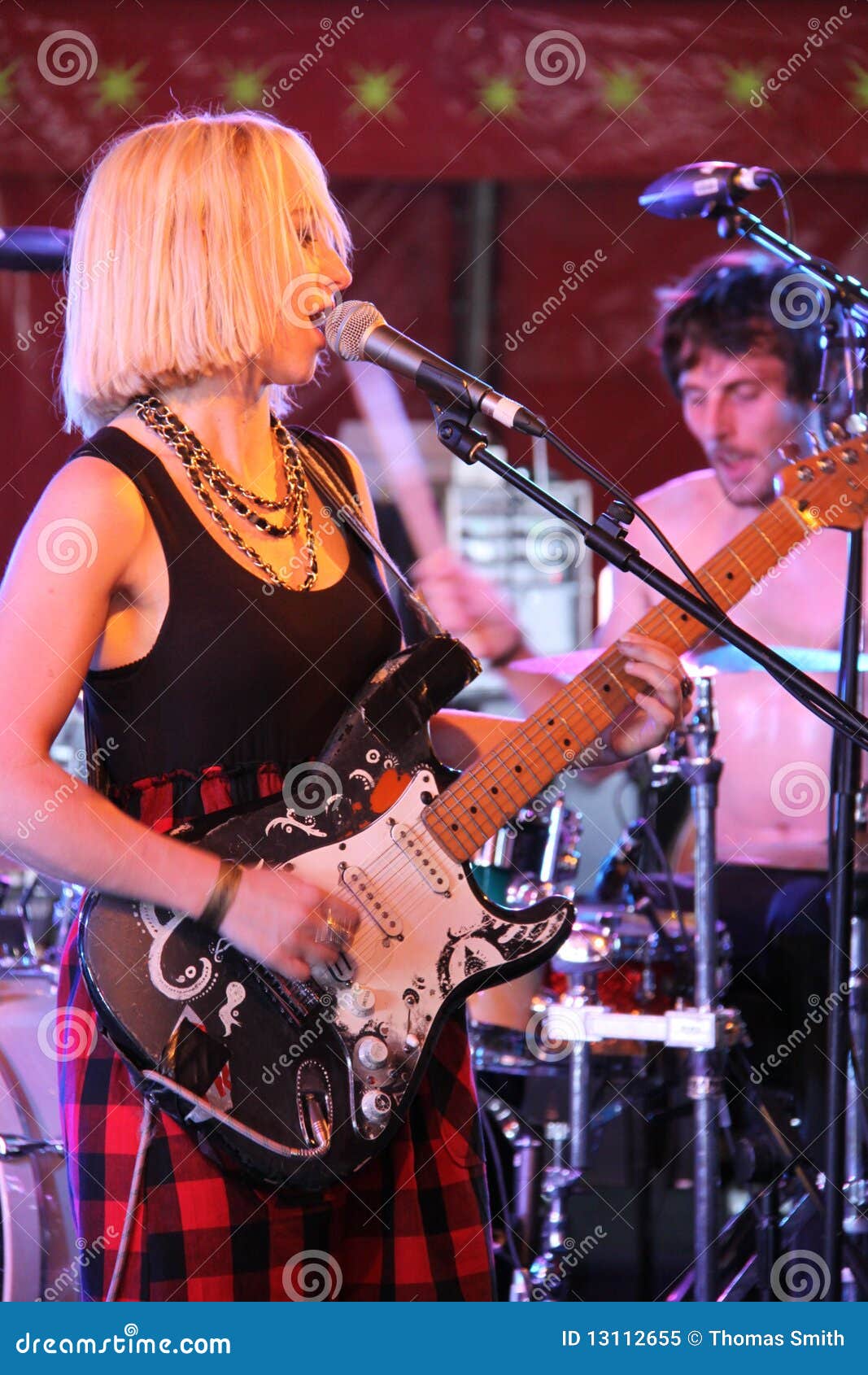 Ritzy Bryan of Rock / Punk Band Joy Formidable Editorial Image - Image ...