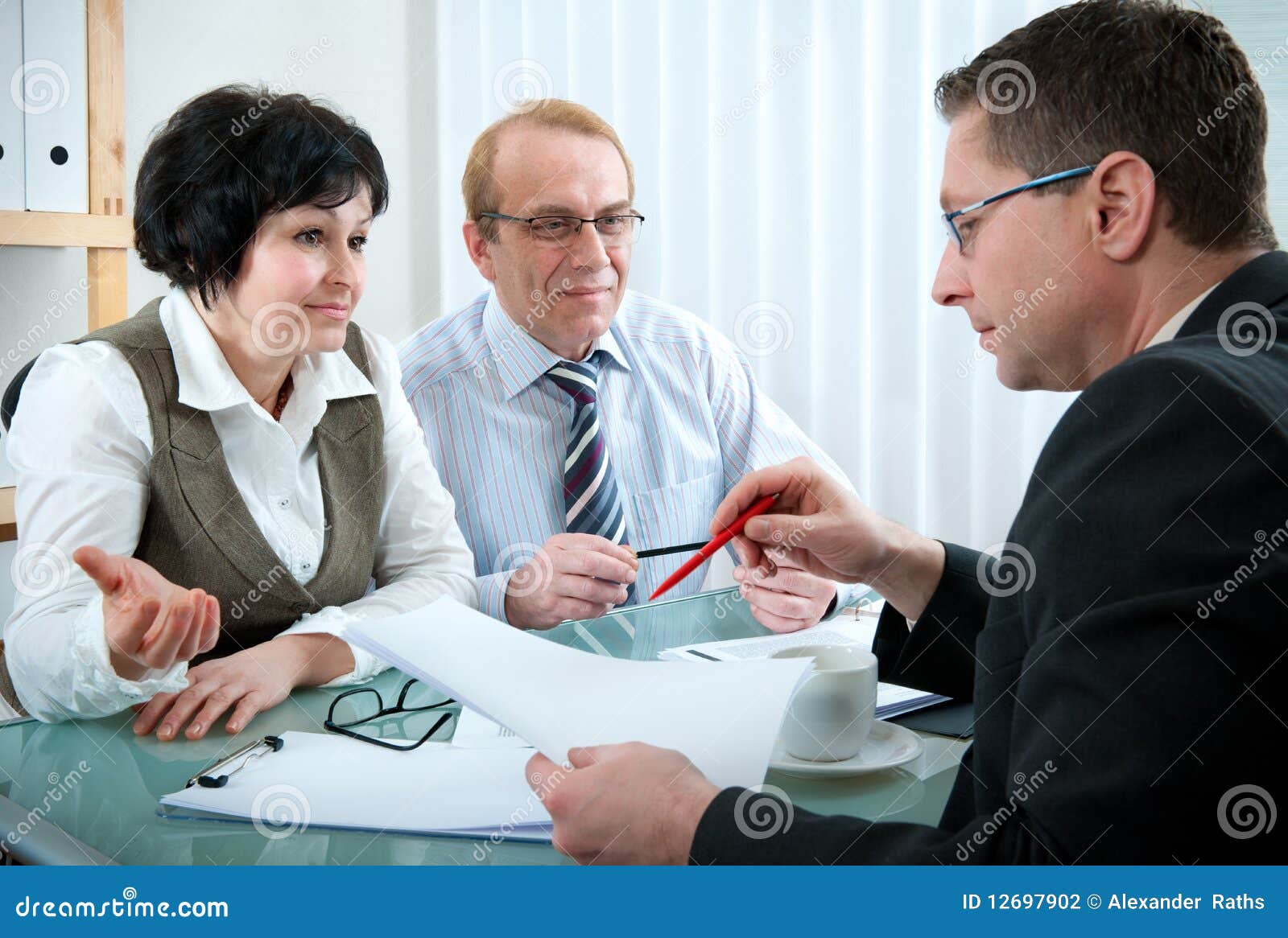 Riunione fotografia stock. Immagine di commercio, consiglio - 12697902