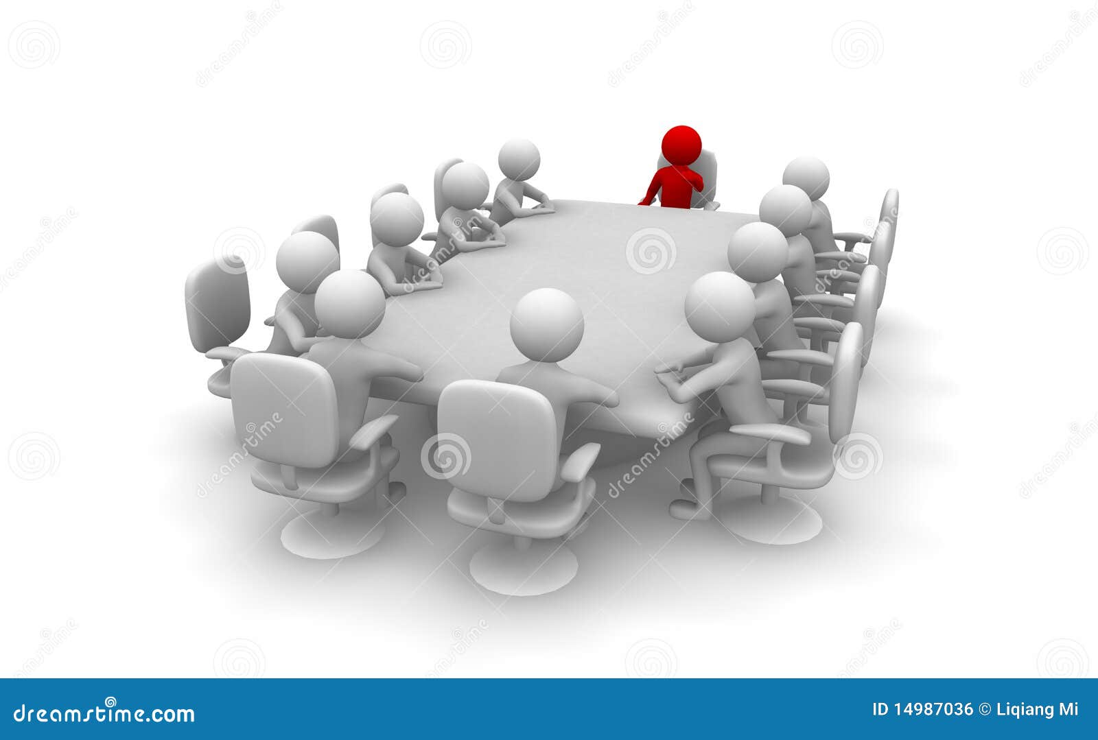 Riunione illustrazione di stock. Illustrazione di presidenza - 14987036