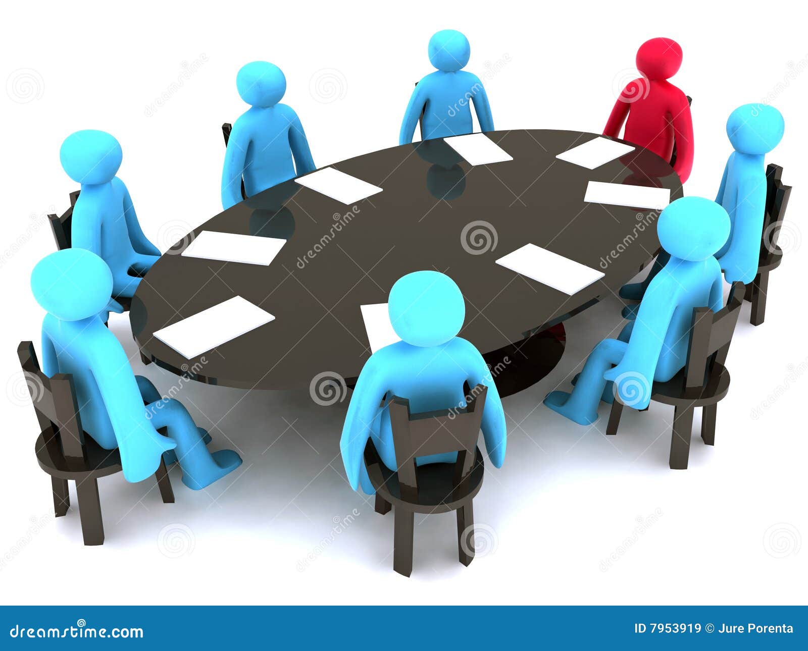 Riunione illustrazione di stock. Illustrazione di direttori - 7953919