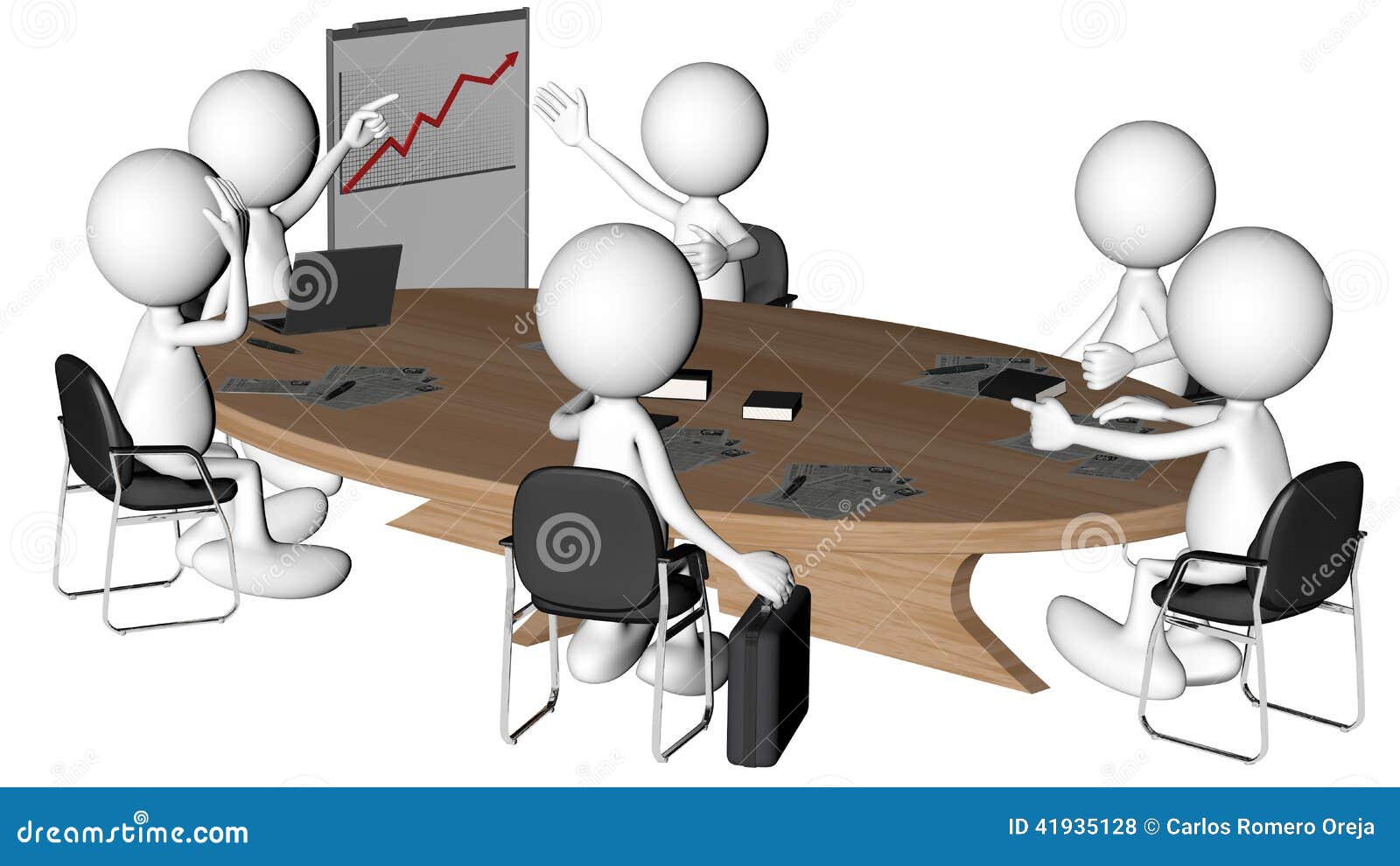 Riunione d'affari illustrazione di stock. Illustrazione di decisione ...