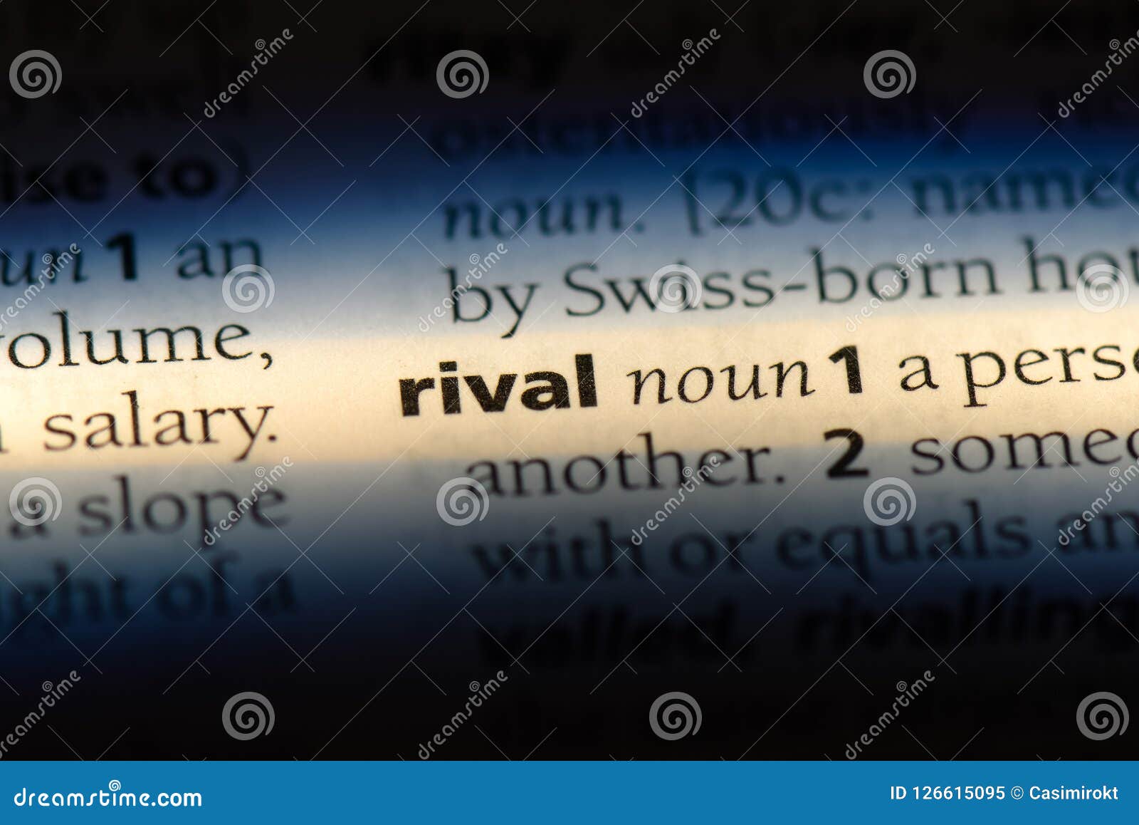 Rival stock image. Image of writing, rival, text, dictionary - 126615095