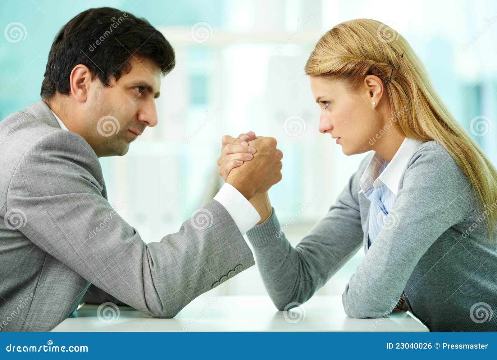 Rivalry stock photo. Image of glance, caucasian, businessman - 23040026