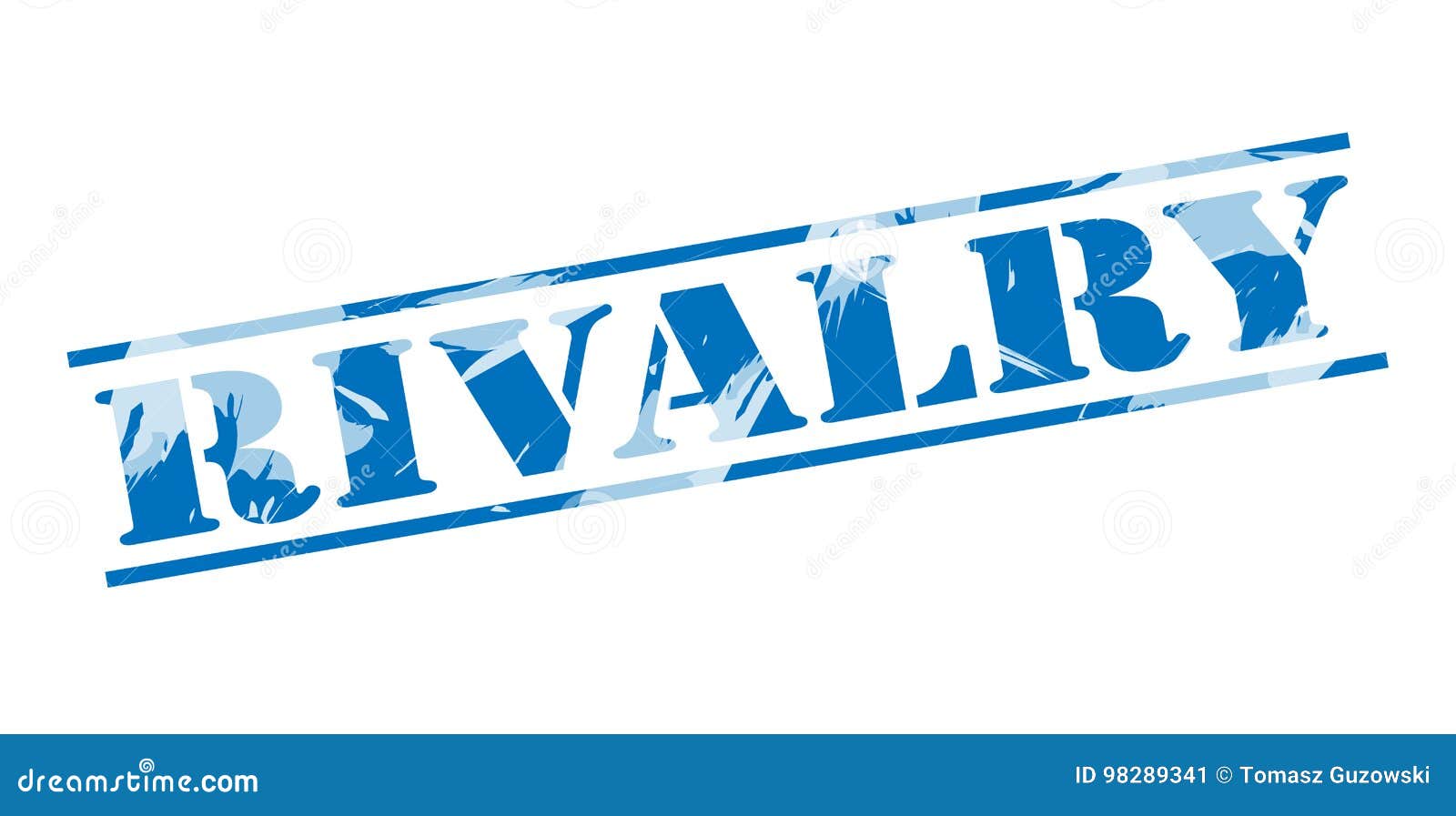 Rivalry blue stamp stock illustration. Illustration of grunge - 98289341