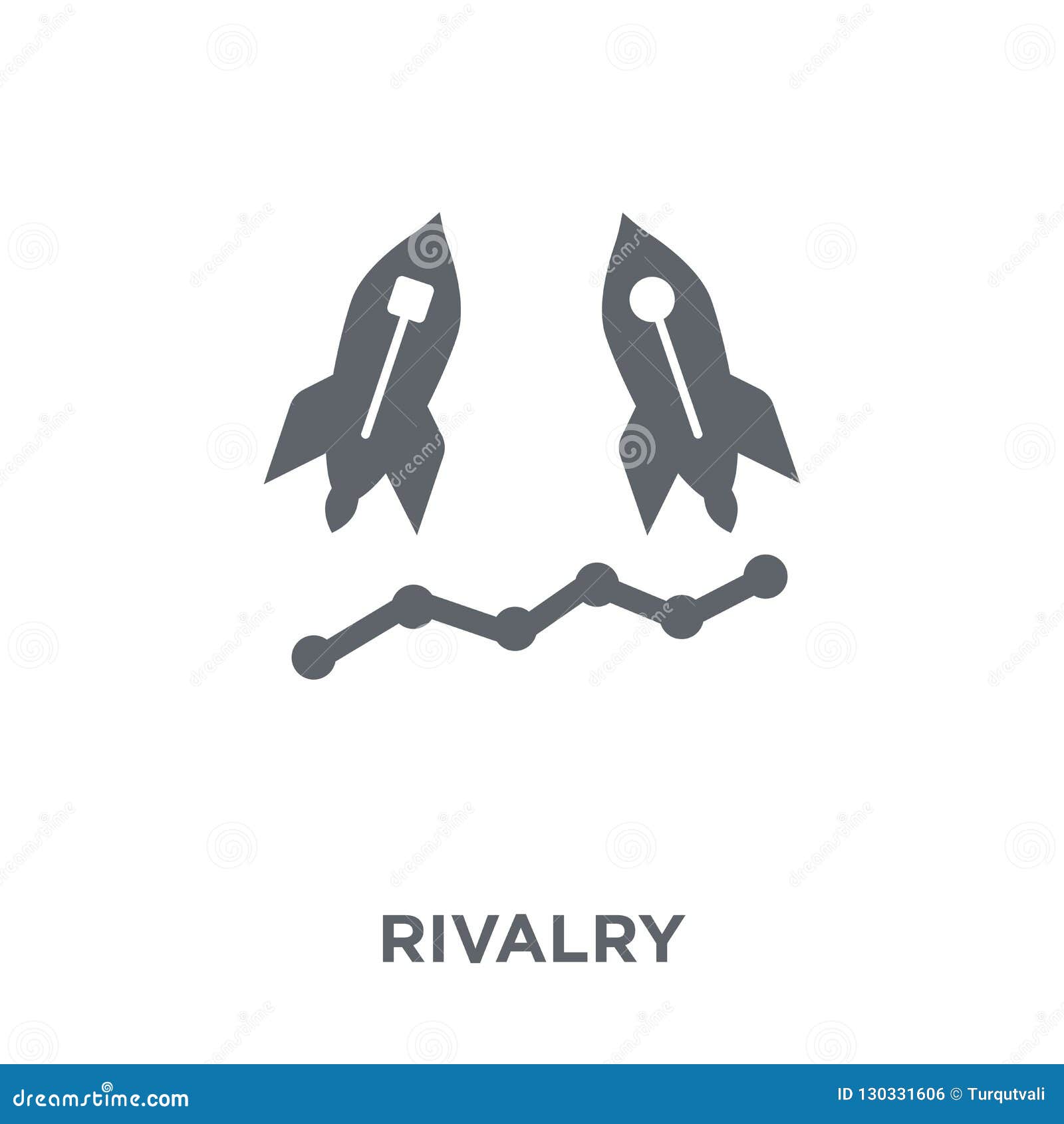 Rivalry Icon from Startup Collection. Stock Vector - Illustration of ...
