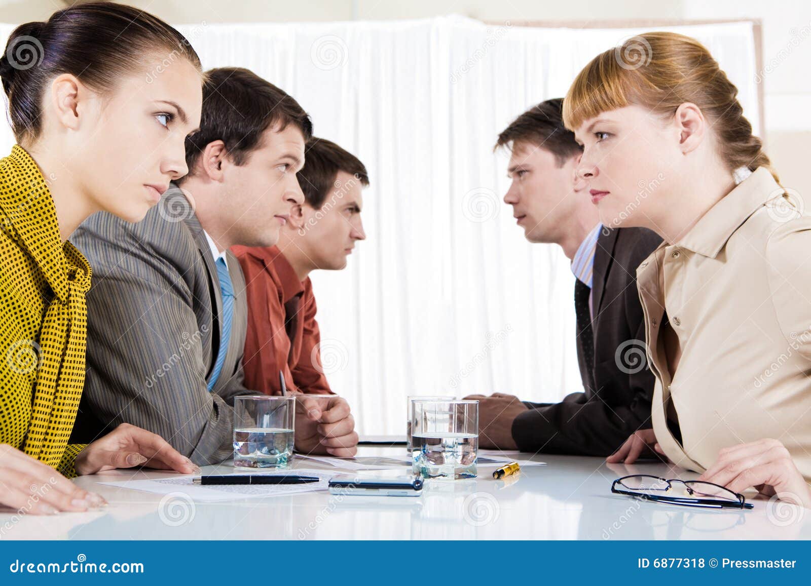 Rivals stock photo. Image of caucasian, executive, businessgroup - 6877318