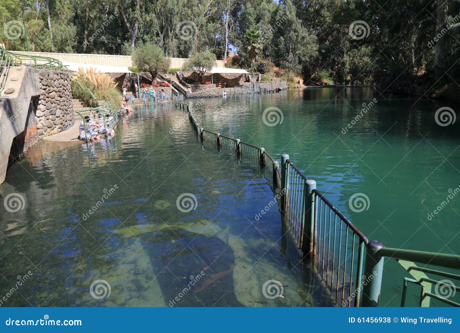 The rive of Jordan editorial stock photo. Image of israel - 61456938