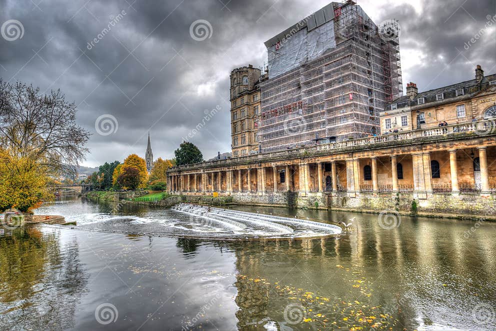 Riven Avon, Bath stock photo. Image of european, landmark - 84623040