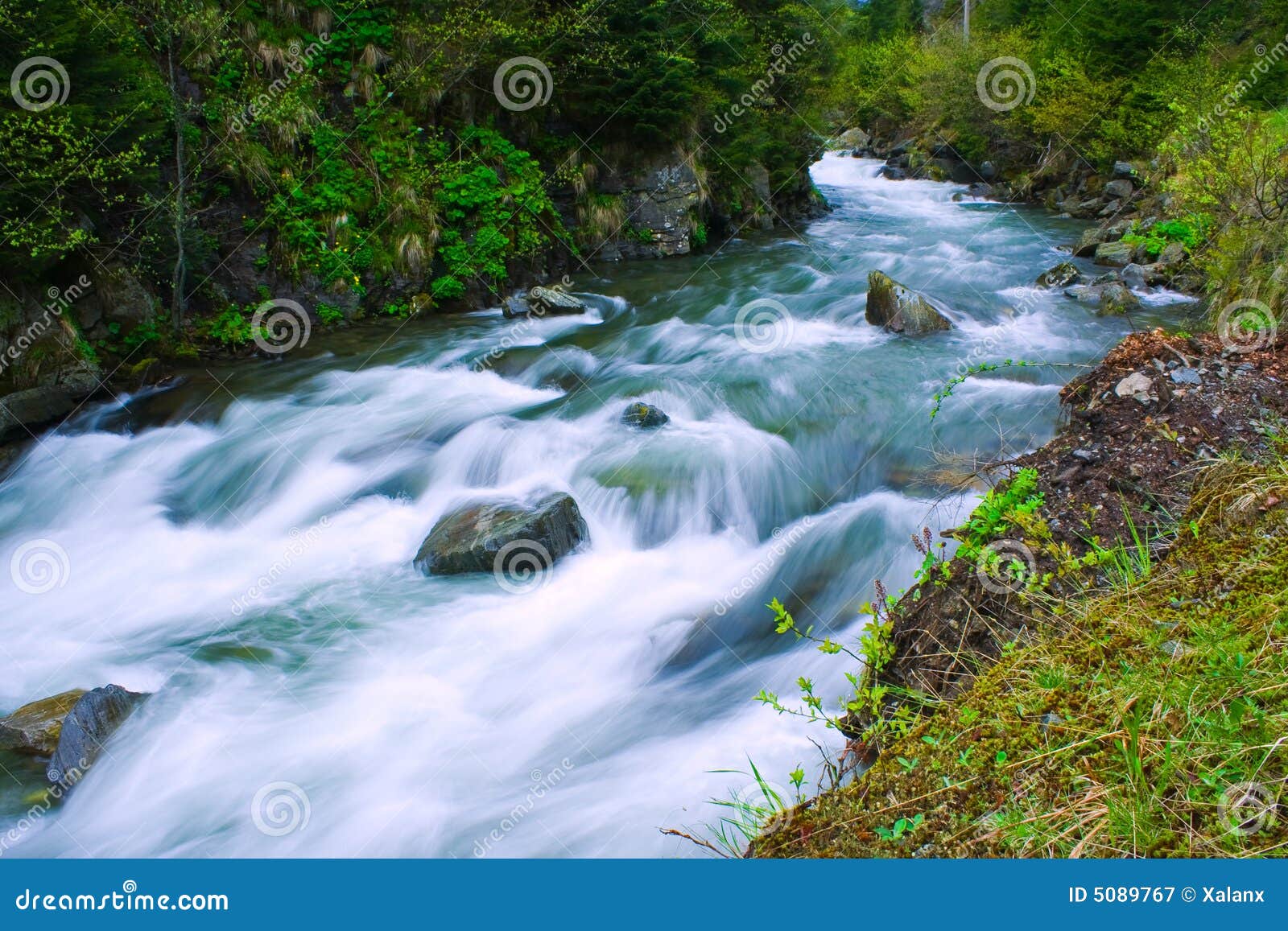 River stock image. Image of steep, environment, natural - 5089767