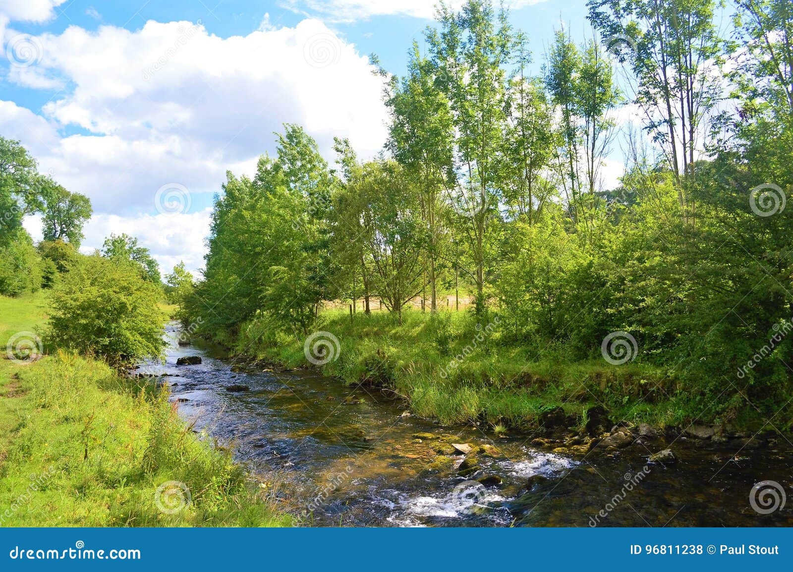 The River Aire. stock photo. Image of scenic, england - 96811238