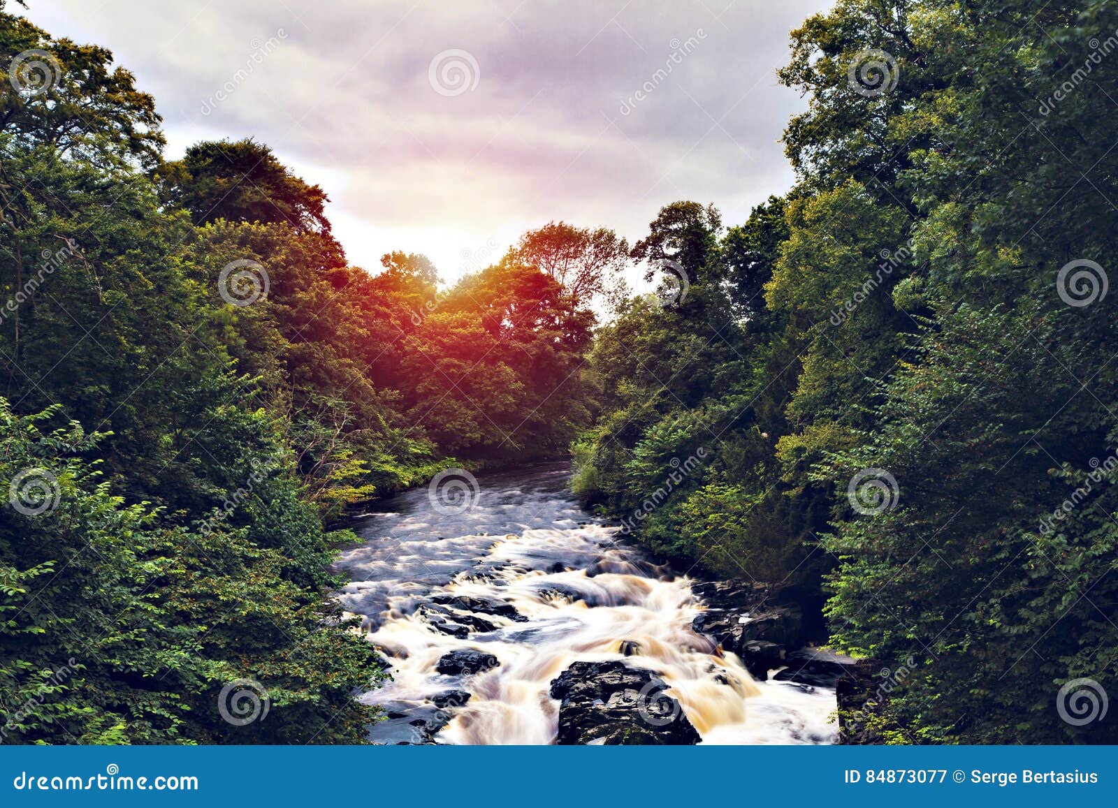 River Almond stock image. Image of long, cool, rapid - 84873077