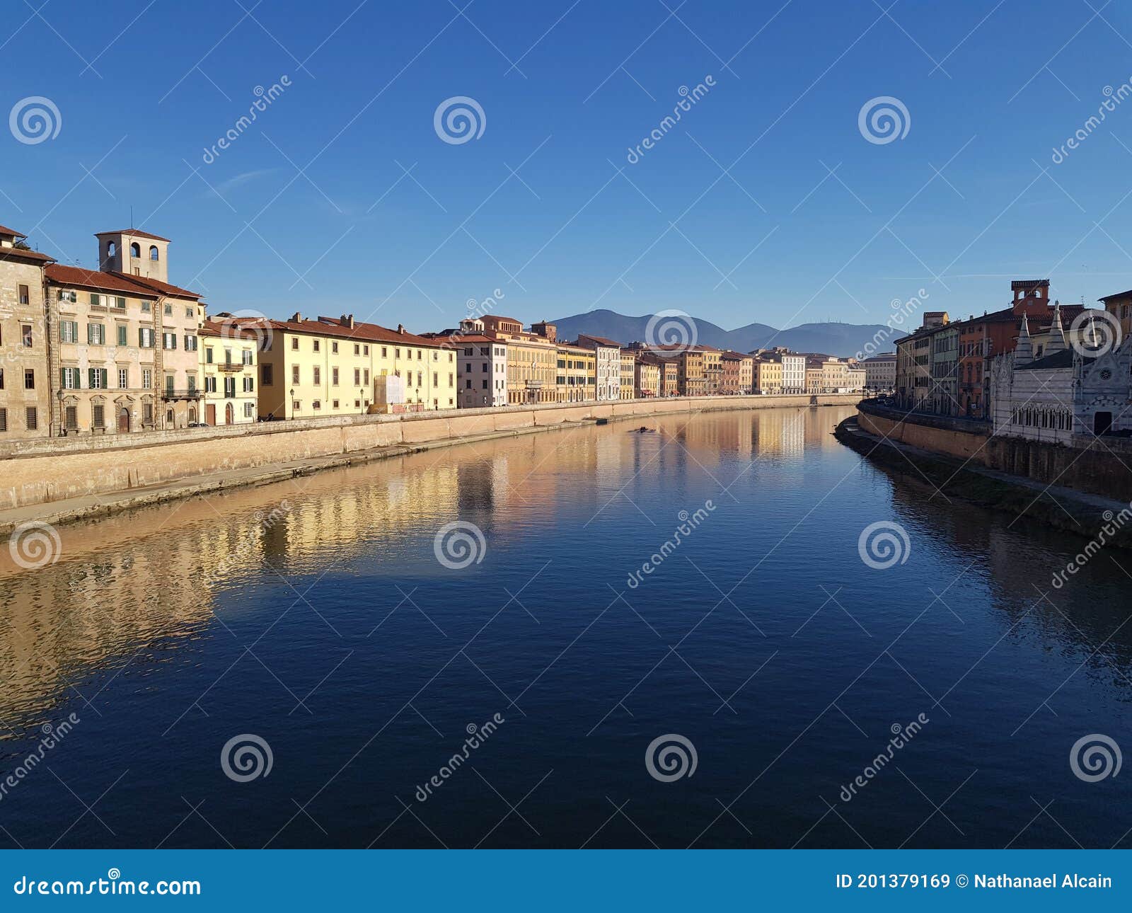 The River Arno stock image. Image of landmark, town - 201379169
