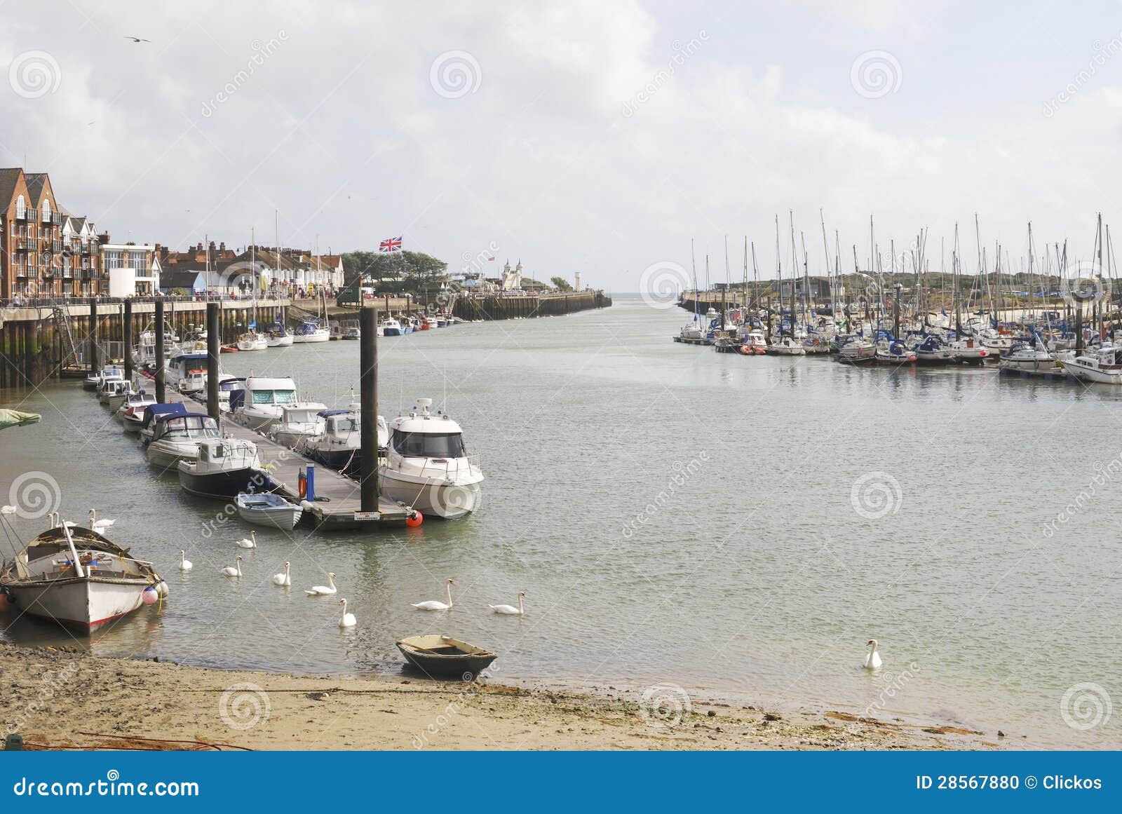 River Arun at Littlehampton. Sussex. England Stock Photo - Image of ...