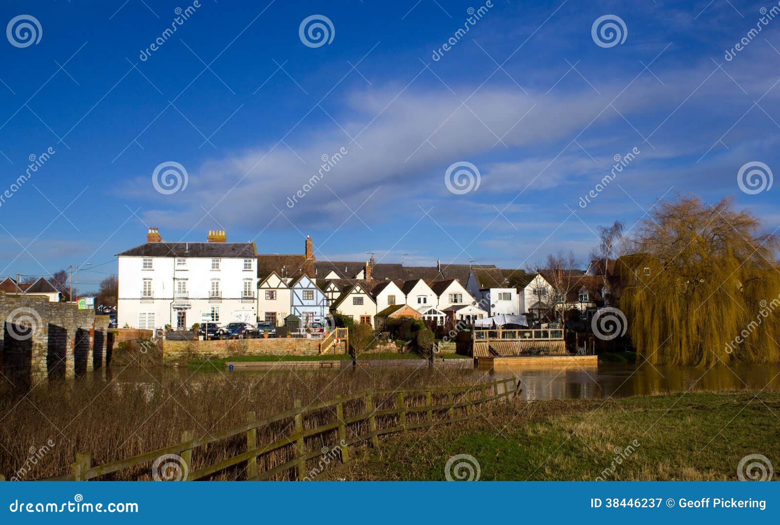 River Avon stock image. Image of house, waterway, pathway - 38446237