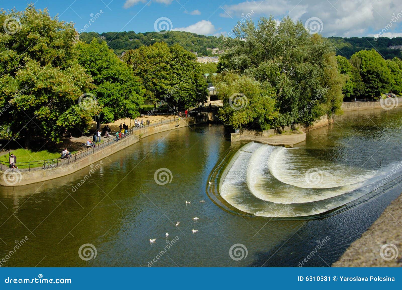 River Avon in Bath stock image. Image of embankment, river - 6310381