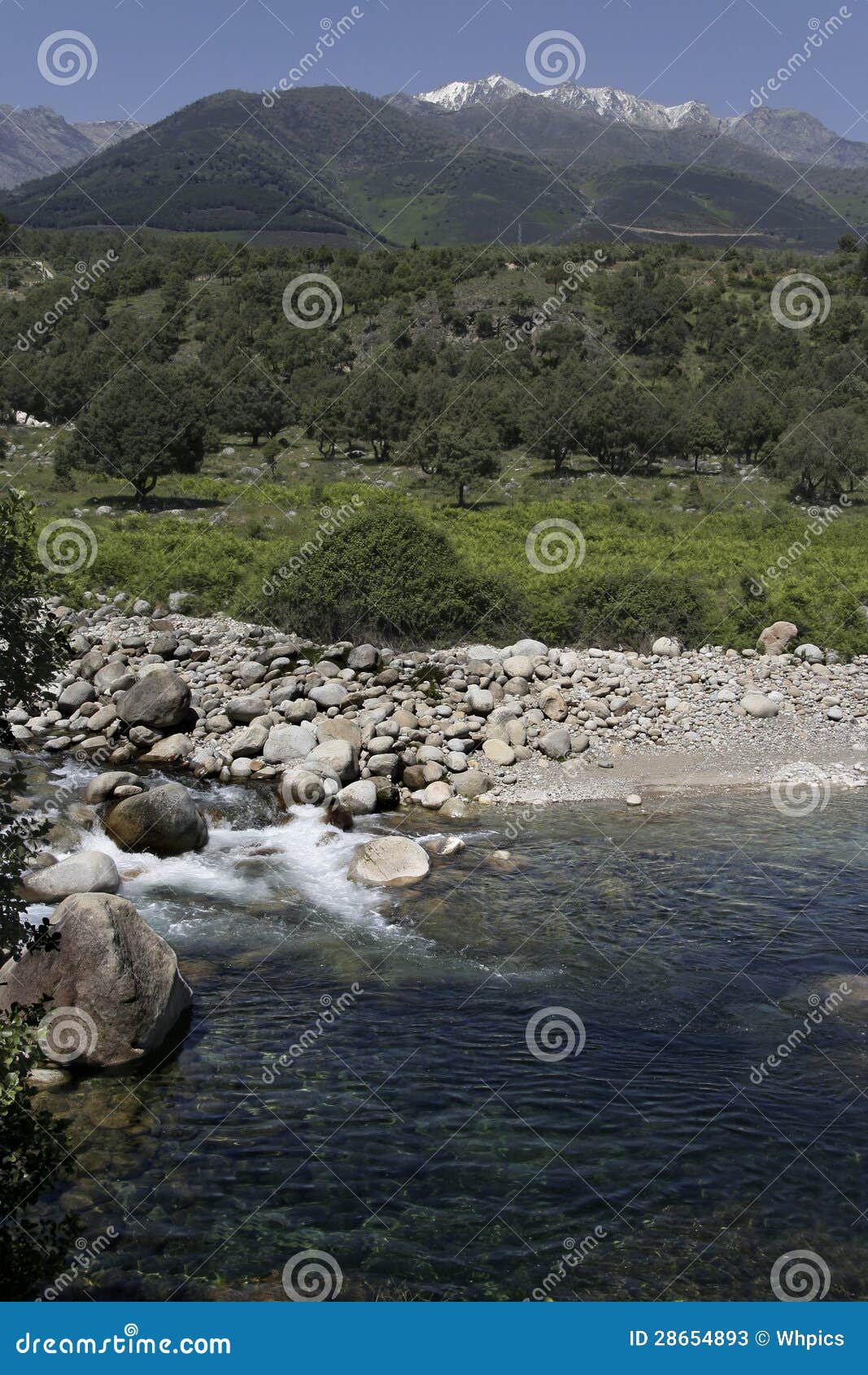River Backwater at Vera County Stock Image - Image of diurnal, mountain ...