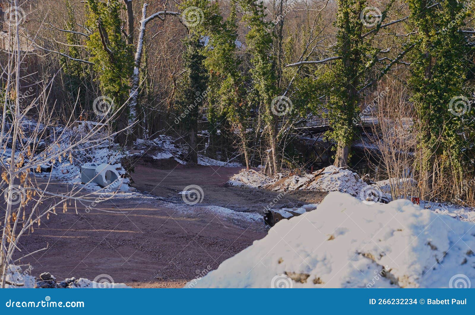 River Bank on a Construction Site in Halle an Der Saale Stock Photo ...