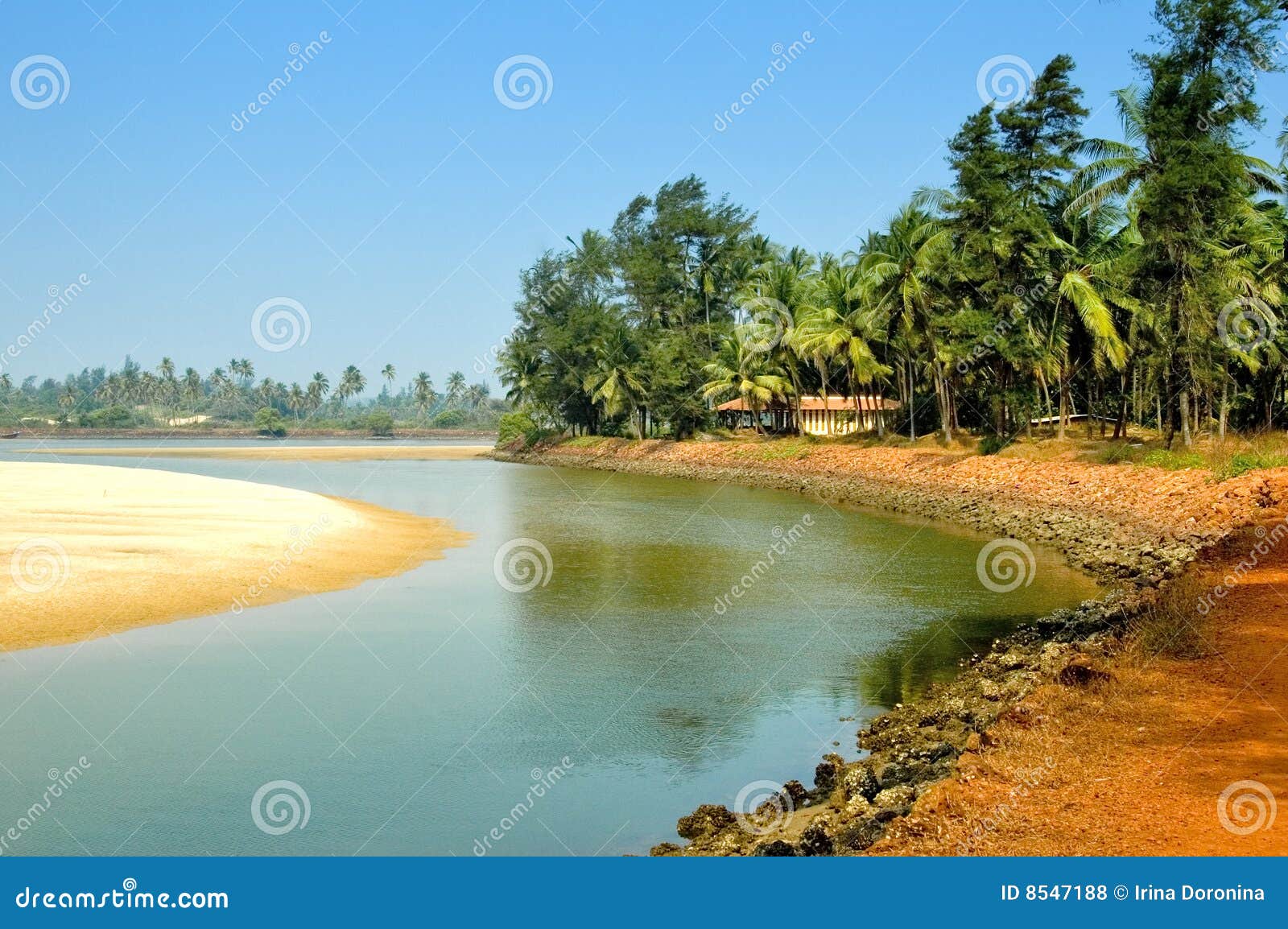 River Bank In India Royalty Free Stock Photos - Image: 8547188