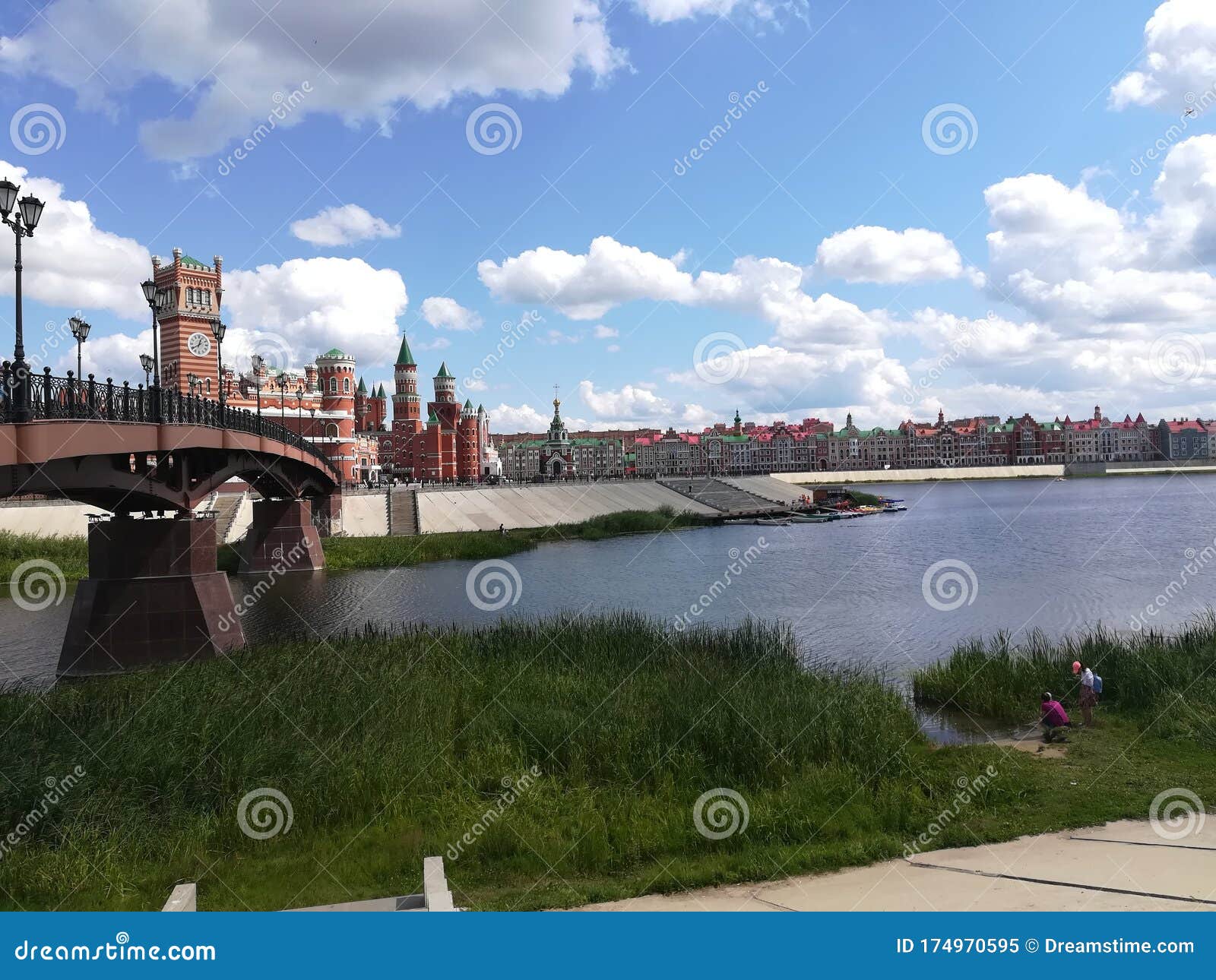 River Bank stock image. Image of water, view, europe - 174970595
