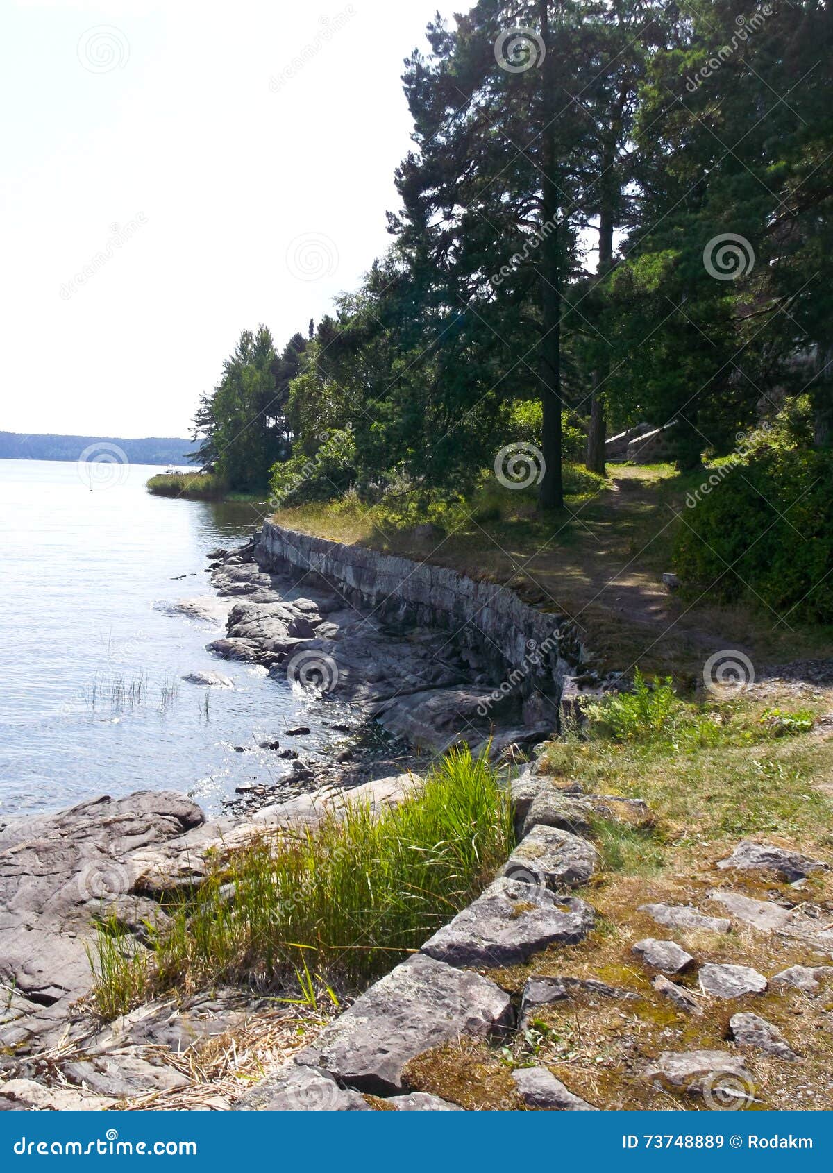 River Bank with stones stock image. Image of mountains - 73748889