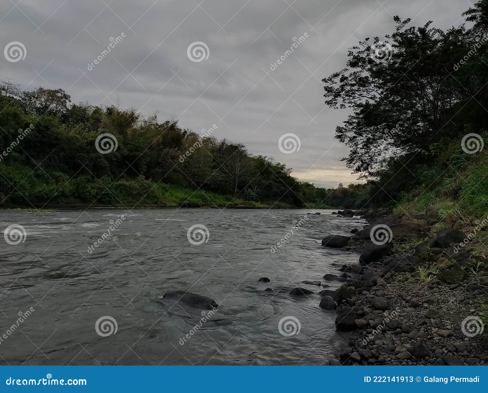 River Bank with you stock image. Image of waterway, shore - 222141913