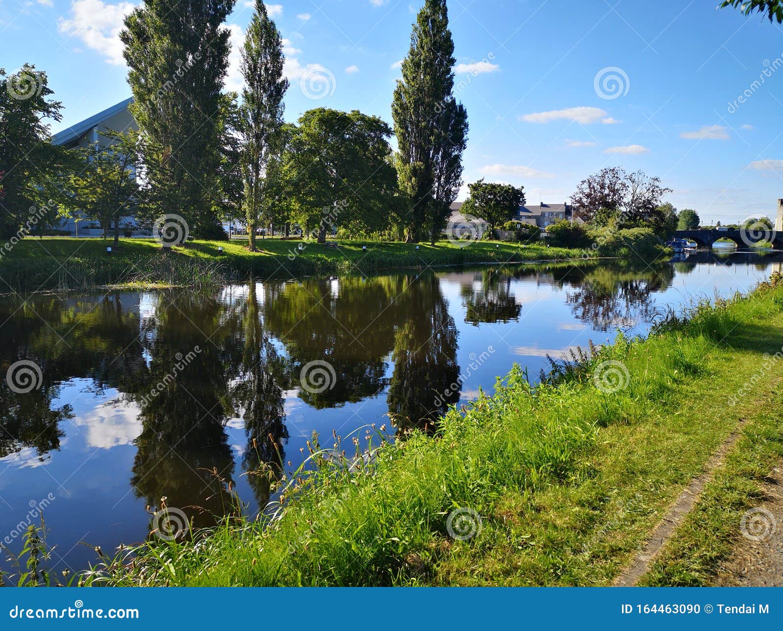 The river Barrow Athy stock photo. Image of river, summer - 164463090