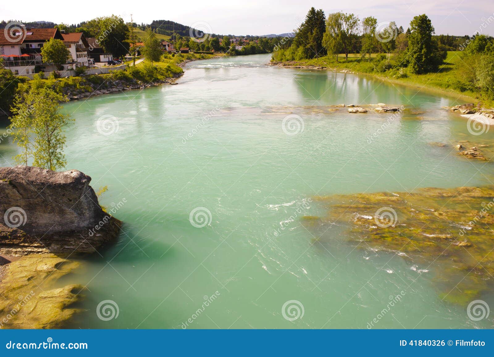 River in bavaria stock photo. Image of nature, rural - 41840326