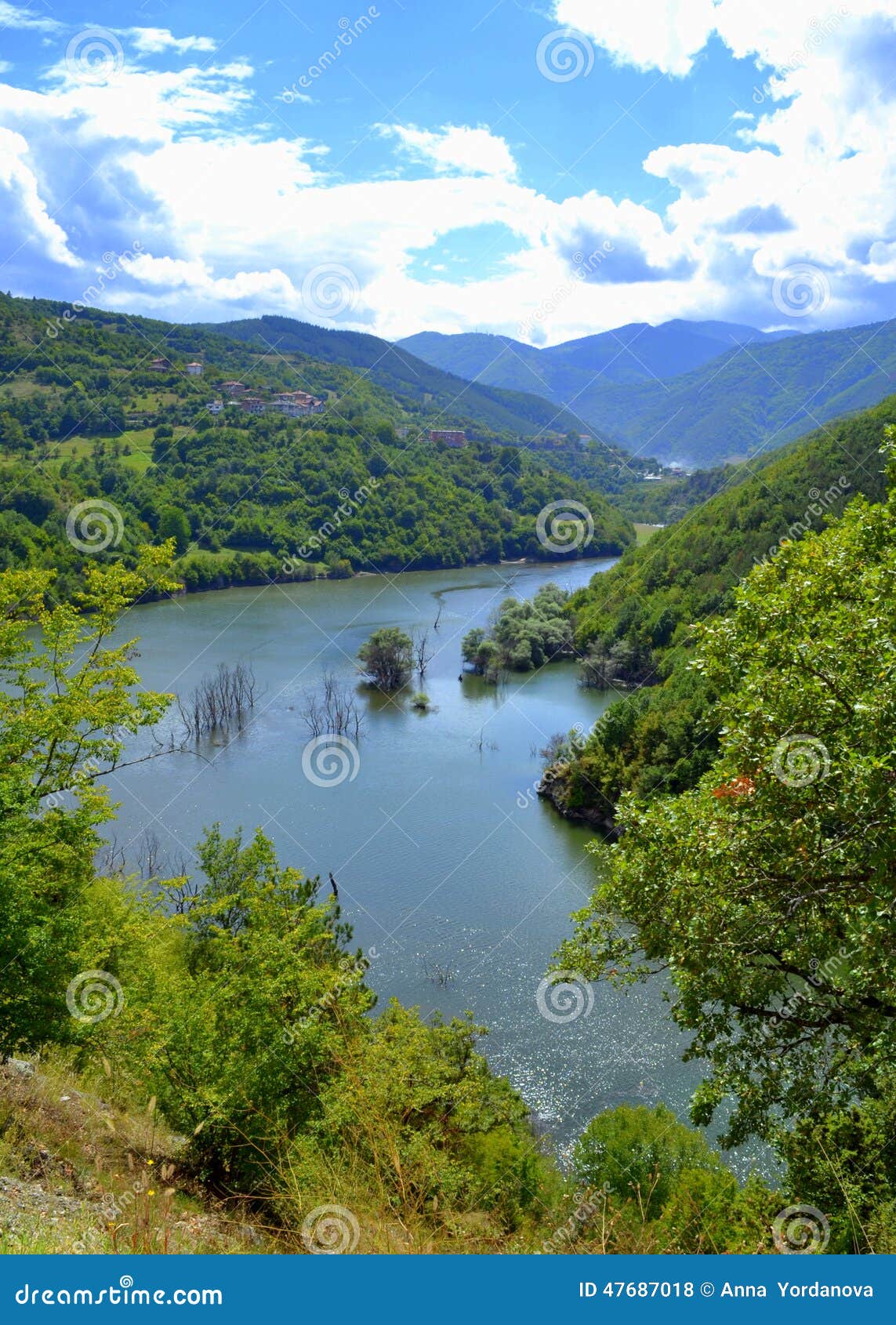River stock photo. Image of nature, relax, blue, lake - 47687018