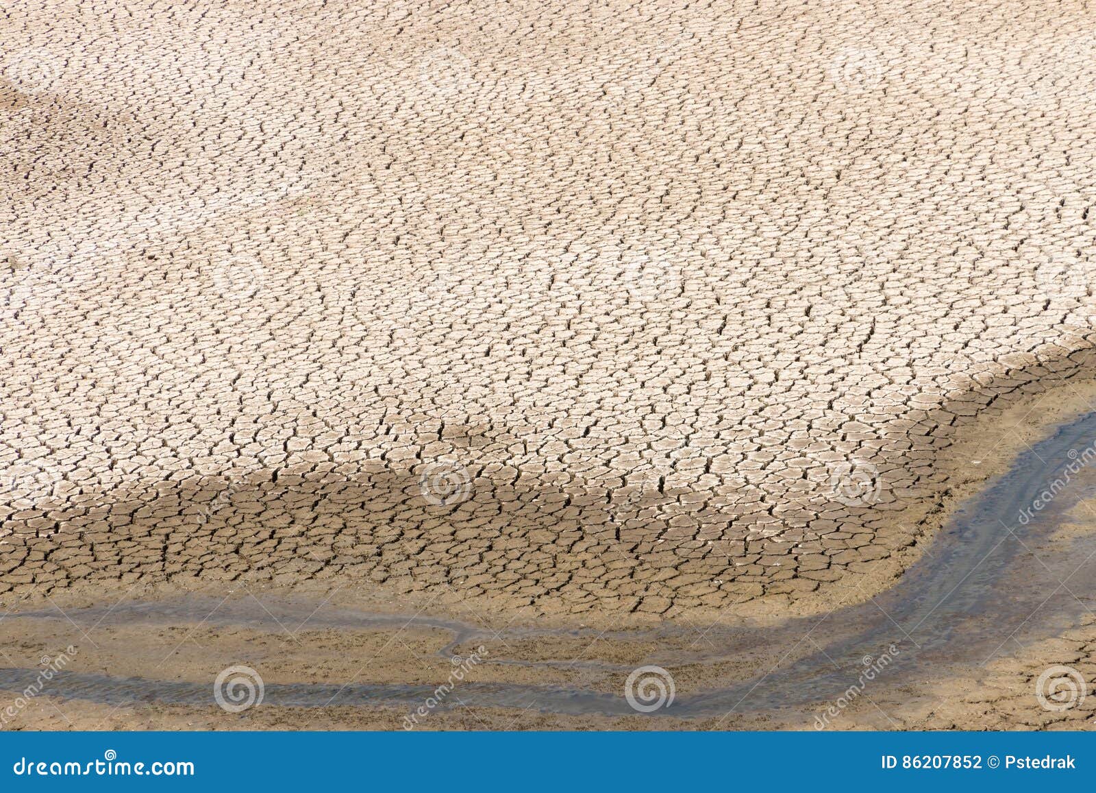 River bed in drought stock photo. Image of change, cracked - 86207852