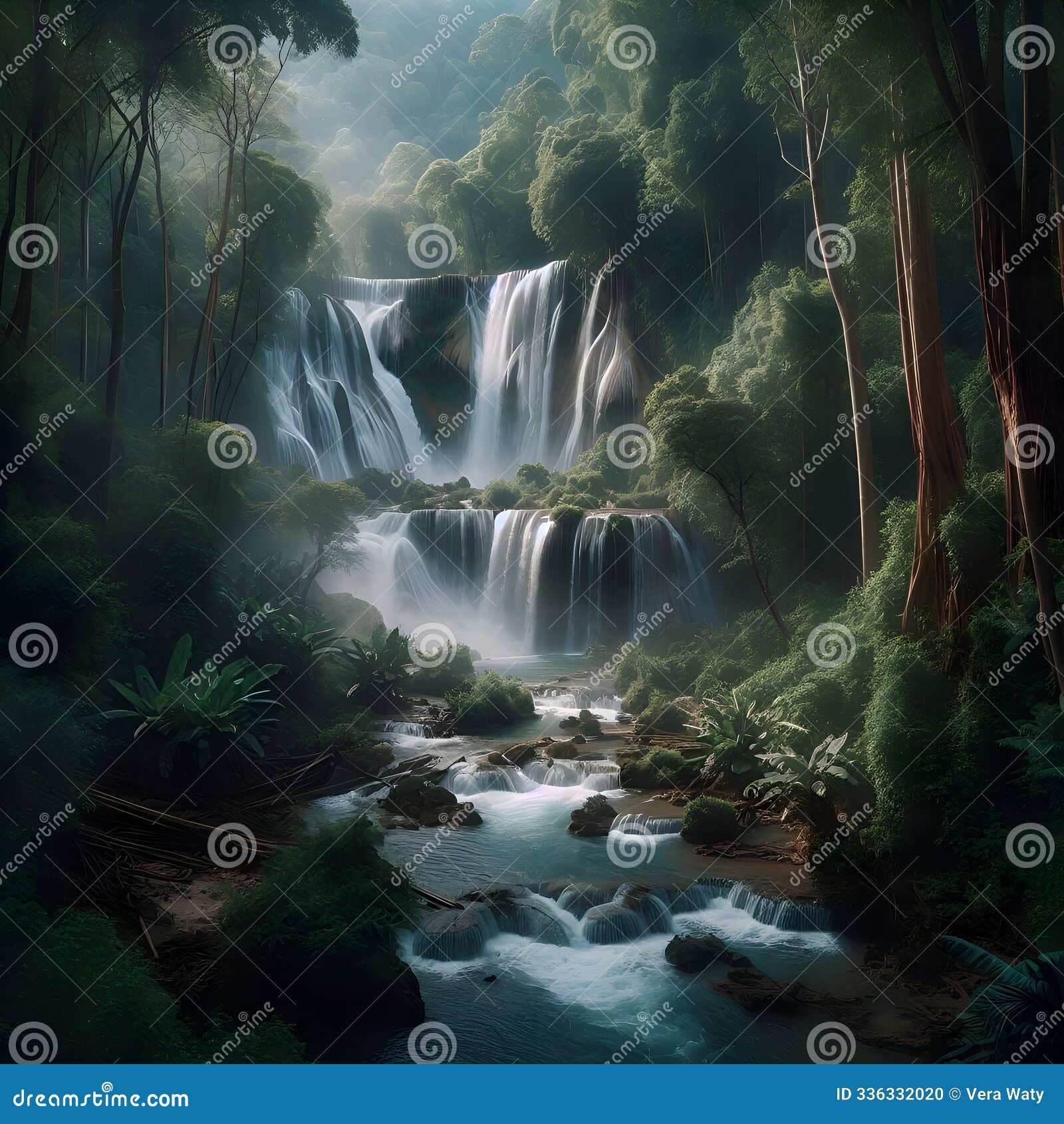 The River is Beneath Waterfall Stock Photo - Image of river, beneath: 336332020