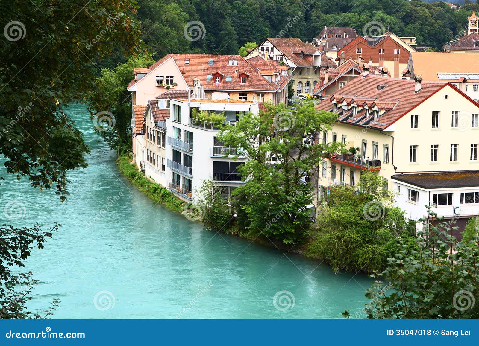 River in Bern stock photo. Image of building, details - 35047018