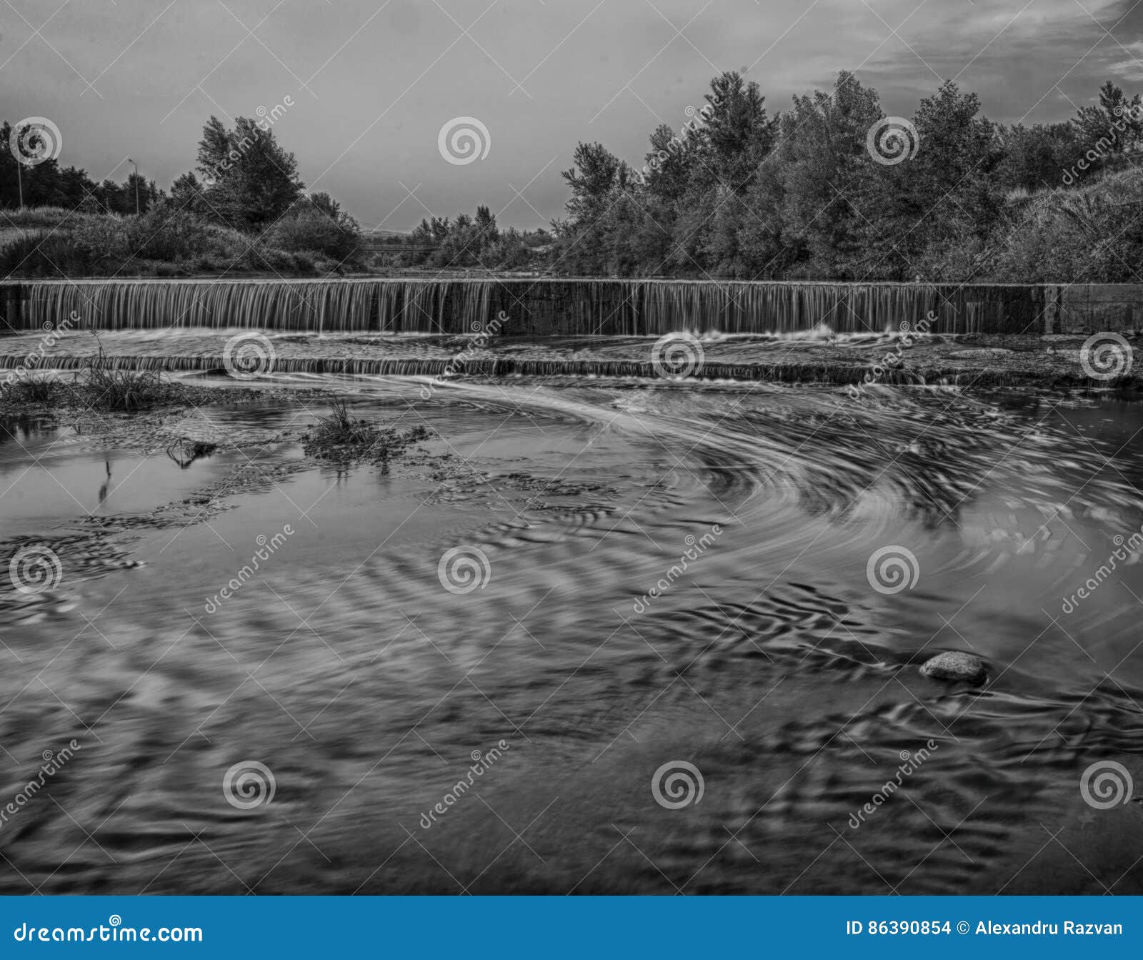 River stock photo. Image of white, black, mountain, mountainriver ...