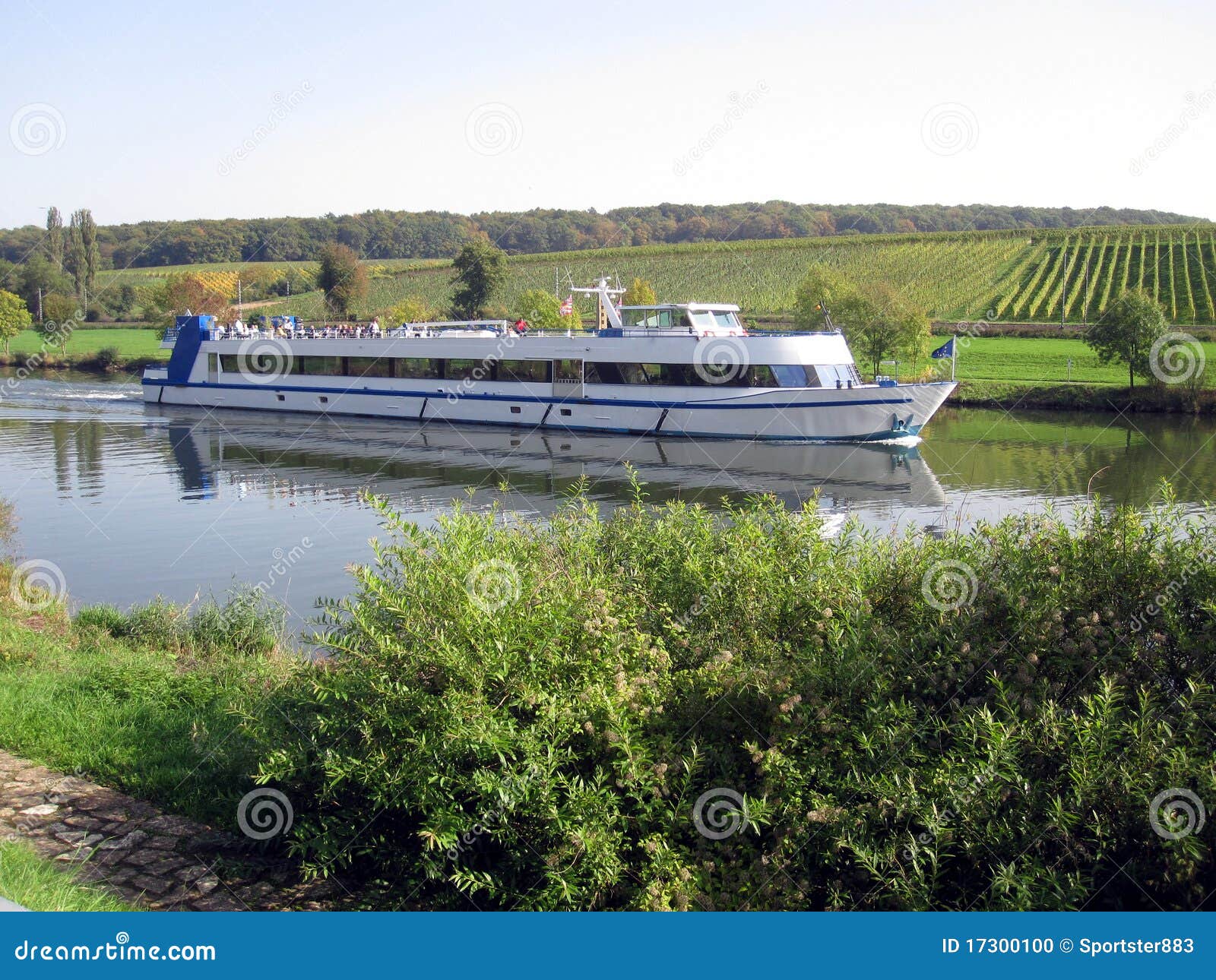 River boat stock photo. Image of trip, boat, peace, mousel - 17300100