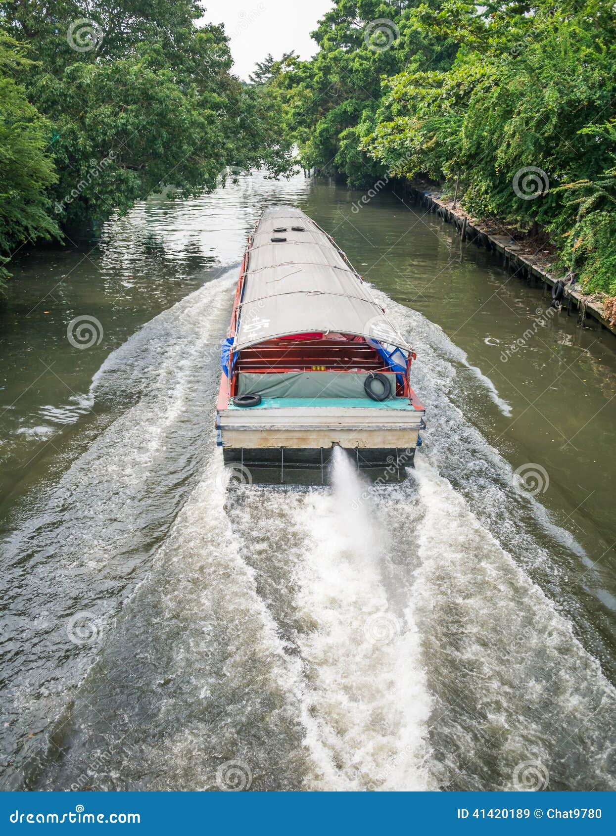 River boat transportation stock image. Image of canal - 41420189