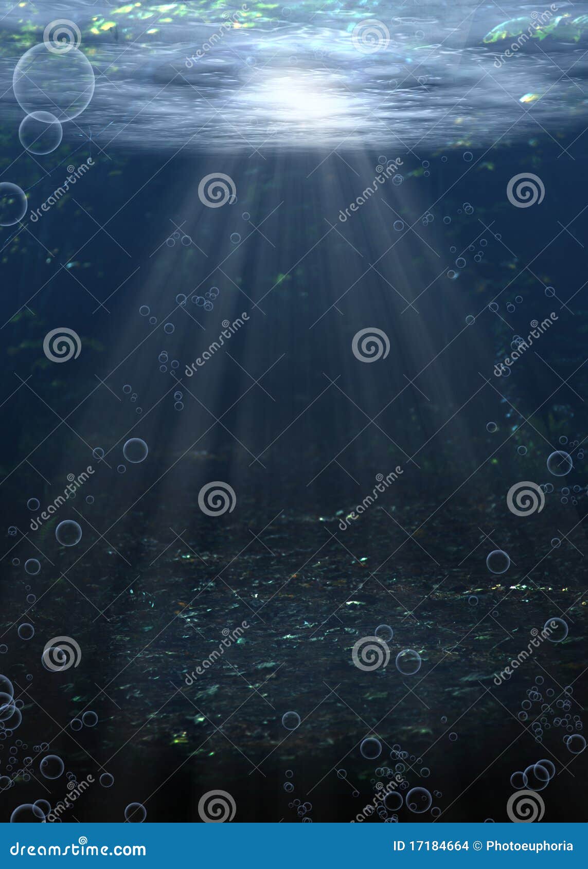 River Bottom Water stock illustration. Illustration of scene - 17184664