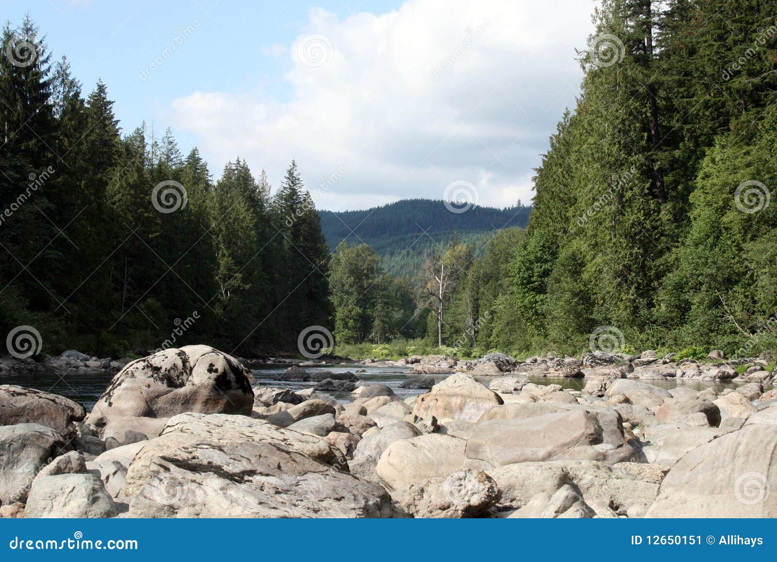 River and Boulders stock image. Image of hill, hiking - 12650151