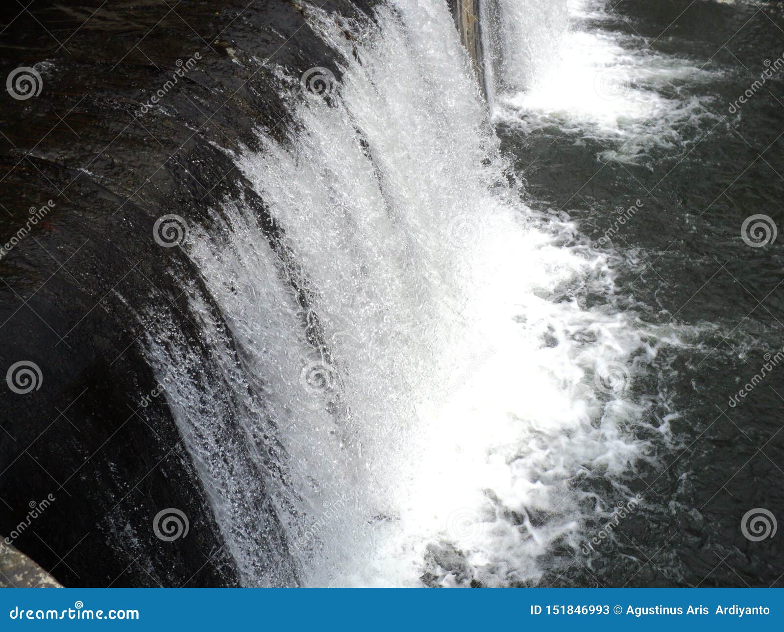 River Bridge with Water Flow Stock Image - Image of bridge, river ...