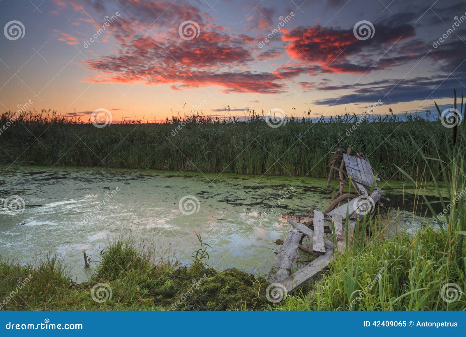 River bridge at sunset stock image. Image of outdoor - 42409065