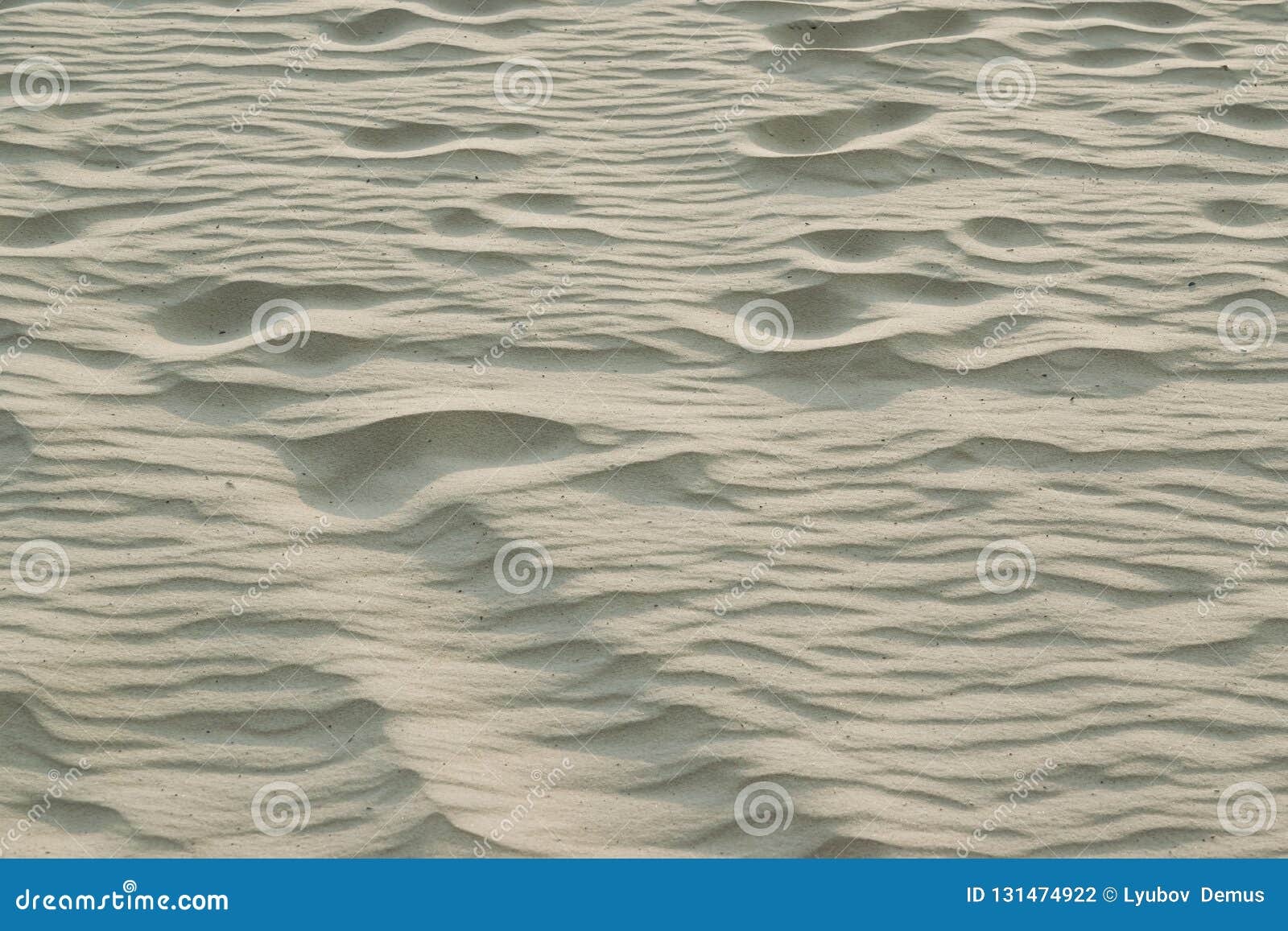 River Building Sand Patterns from the Wind, Natural Background. Stock ...
