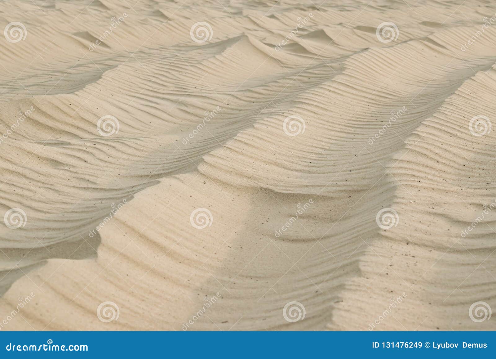 River Building Sand Patterns from the Wind, Natural Background. Stock ...