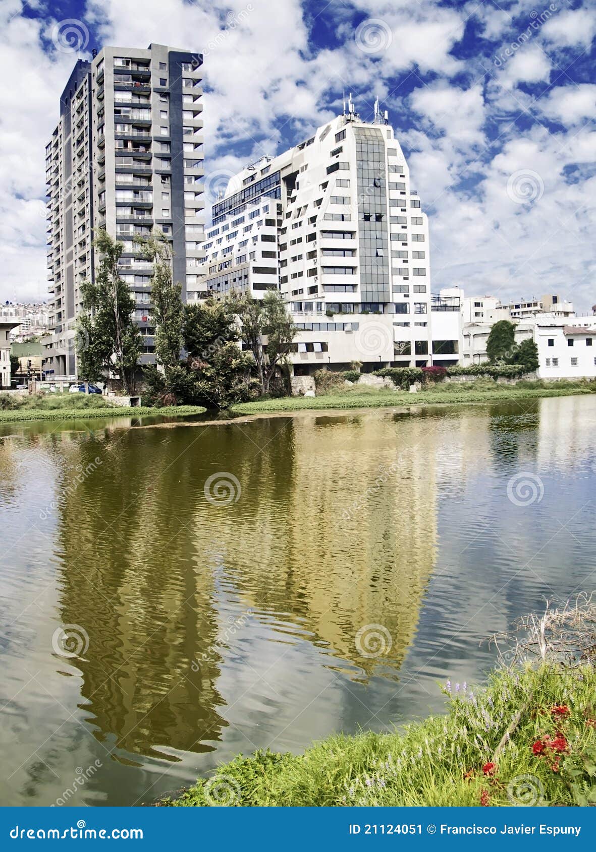 River and buildings stock image. Image of modernity, urban - 21124051