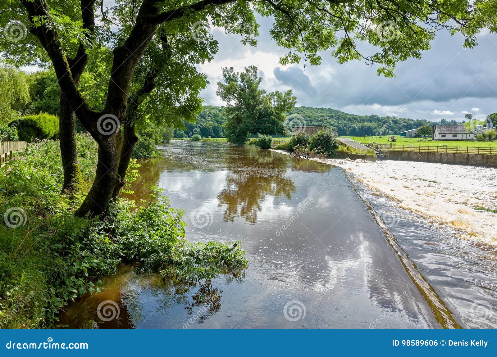 River Calder in Lancashire, England Stock Photo - Image of flowing ... River Calder in Lancashire, England Stock Photo - Image of flowing ...