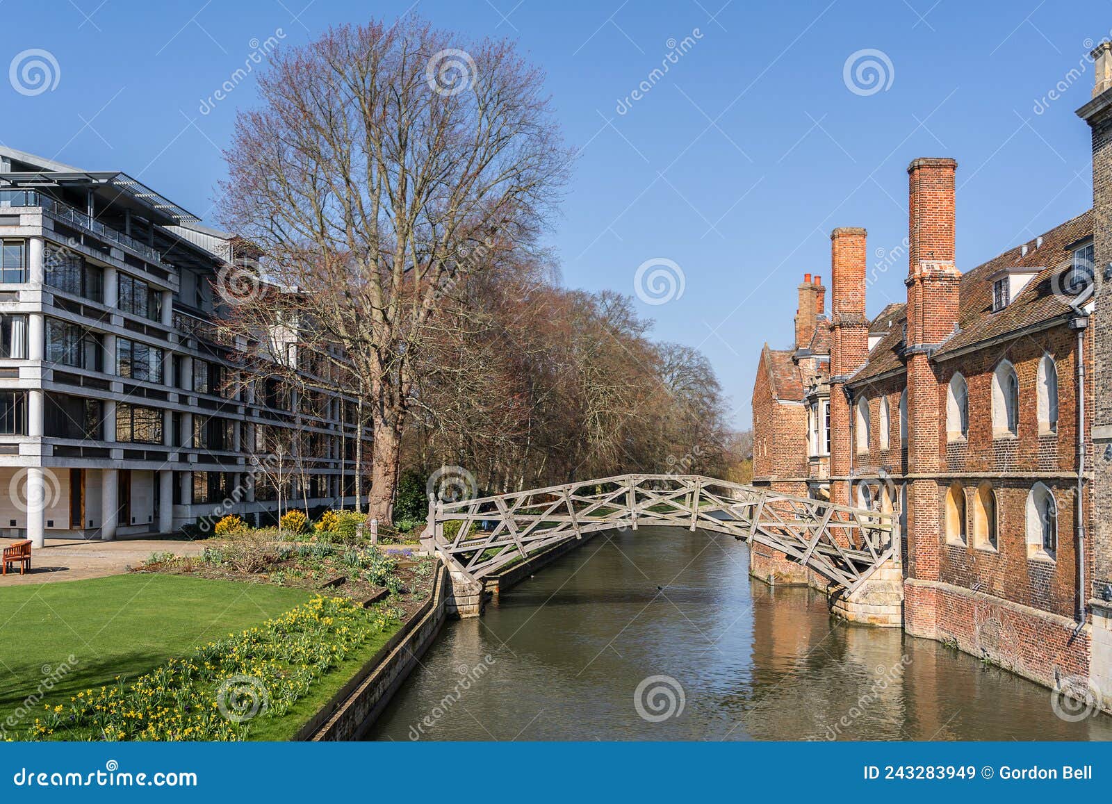 The River Cam in Cambrige stock image. Image of cambrige - 243283949