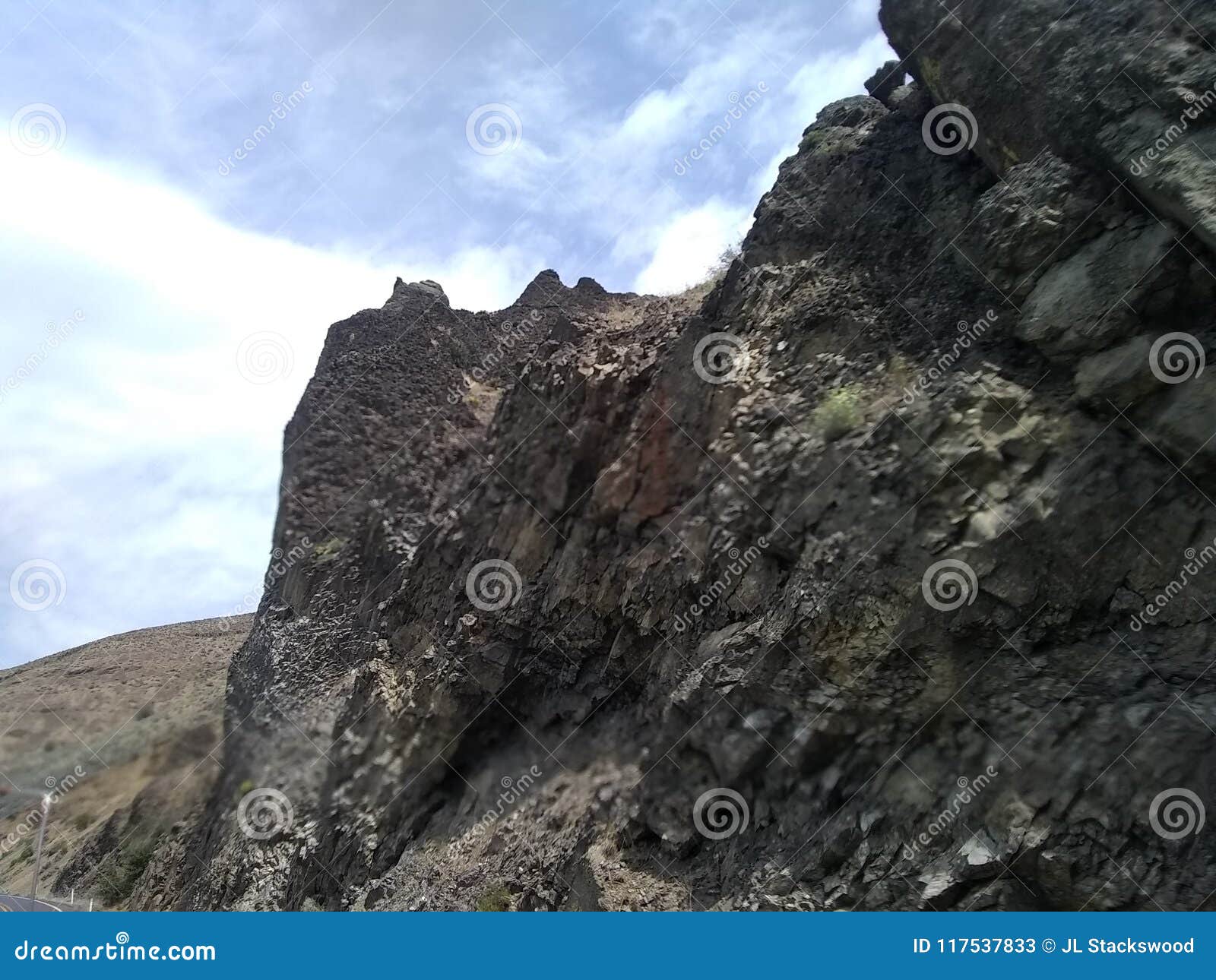 River Canyon Road Eastern Washington State Stock Image - Image of road ...