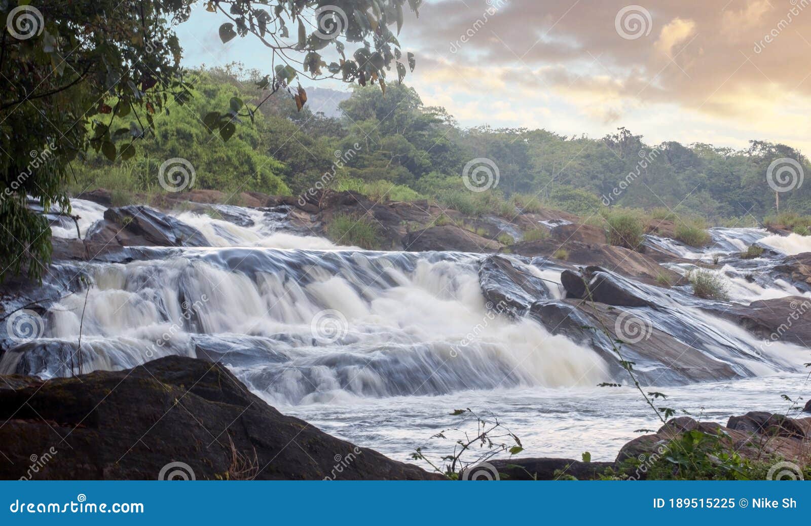 River cascades stock image. Image of cascade, slope - 189515225