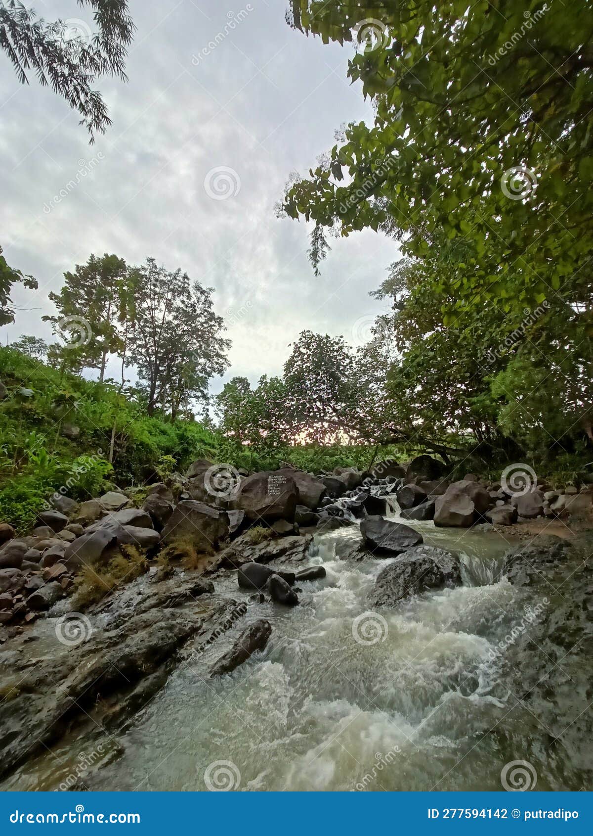River in the Central Java Indonesia Stock Photo - Image of river, java ...