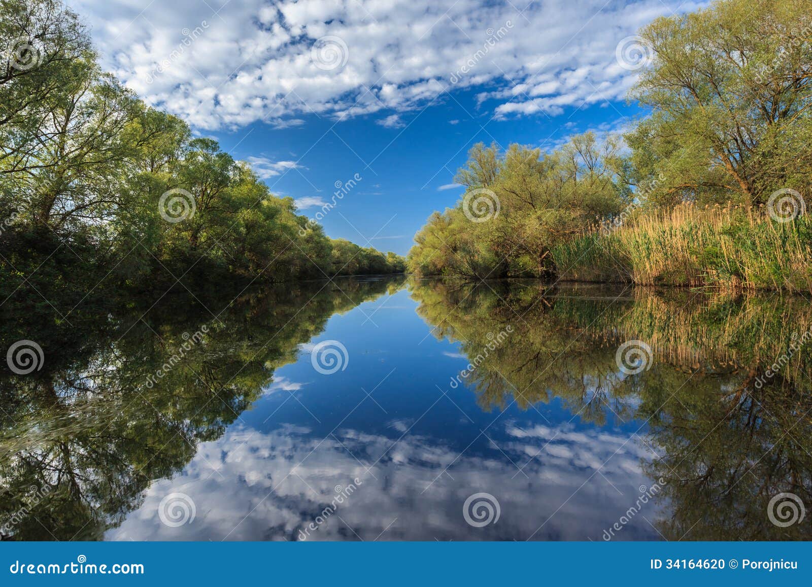 River channel stock photo. Image of landscape, natural - 34164620